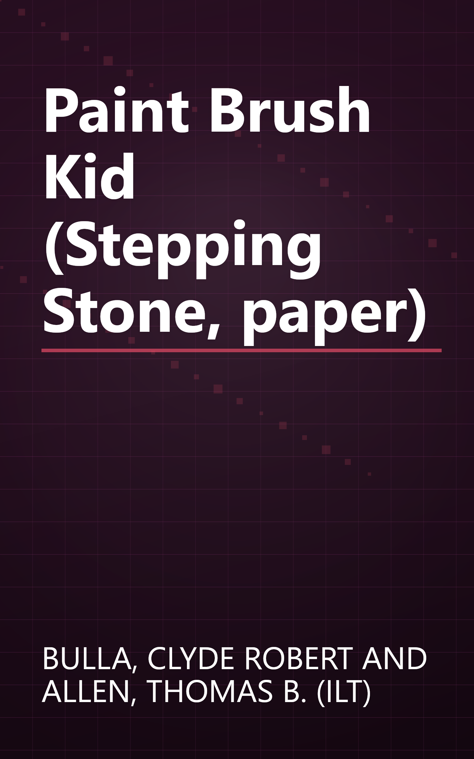 Paint Brush Kid (Stepping Stone, paper) book cover