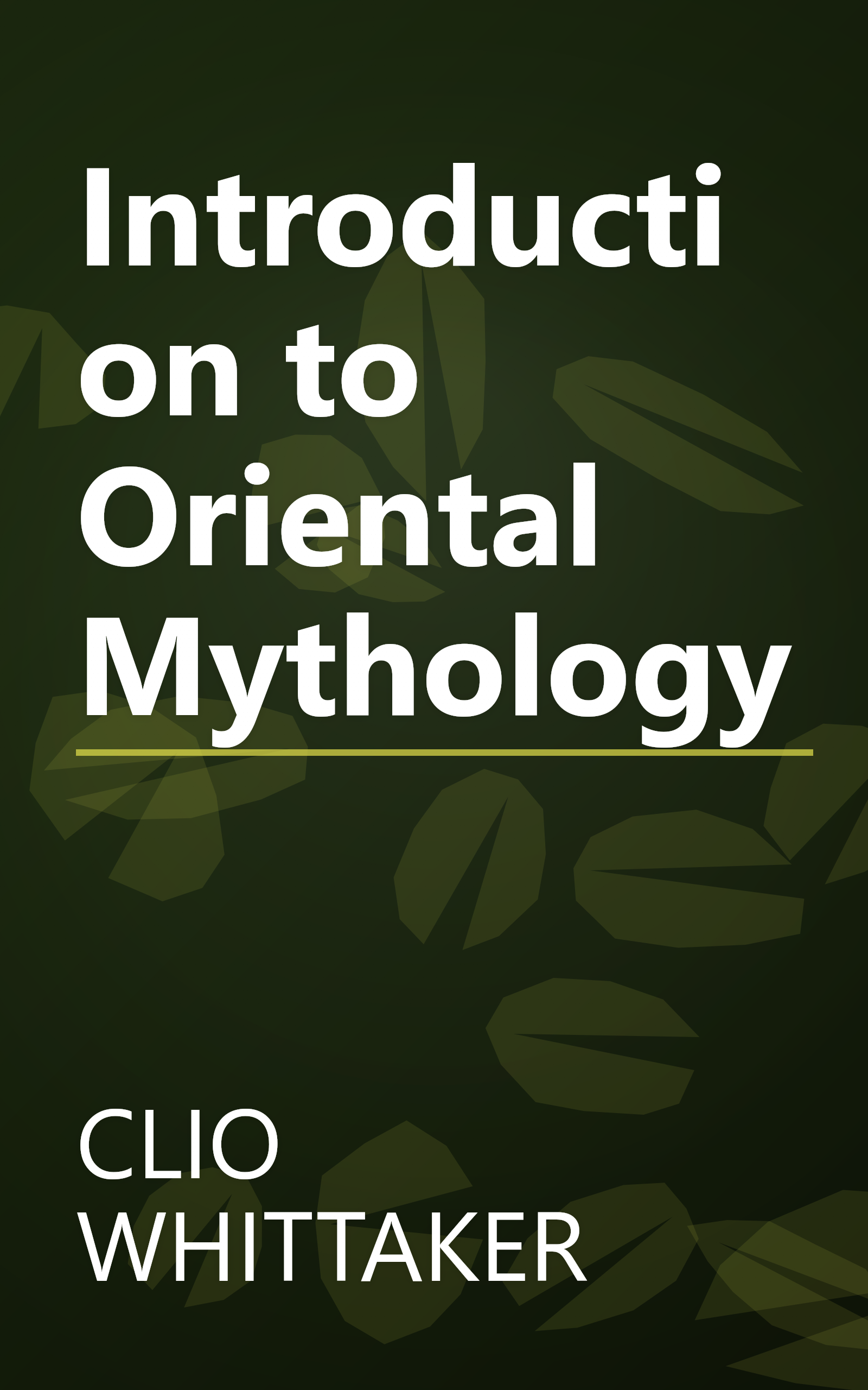 Introduction to Oriental Mythology book cover