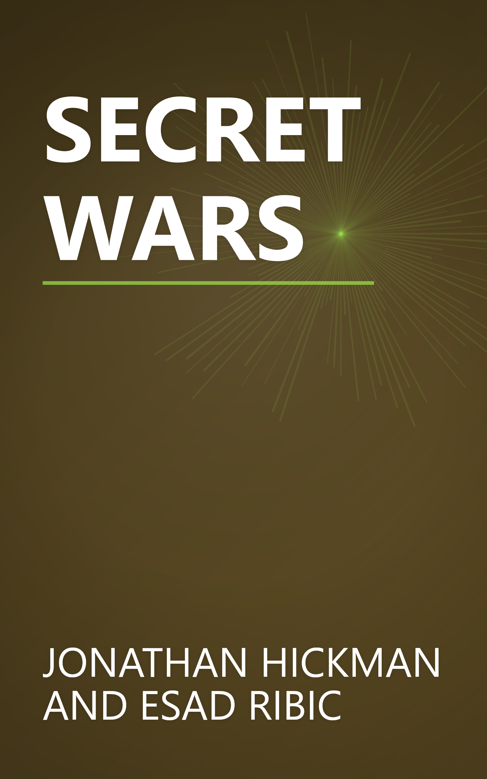 SECRET WARS book cover