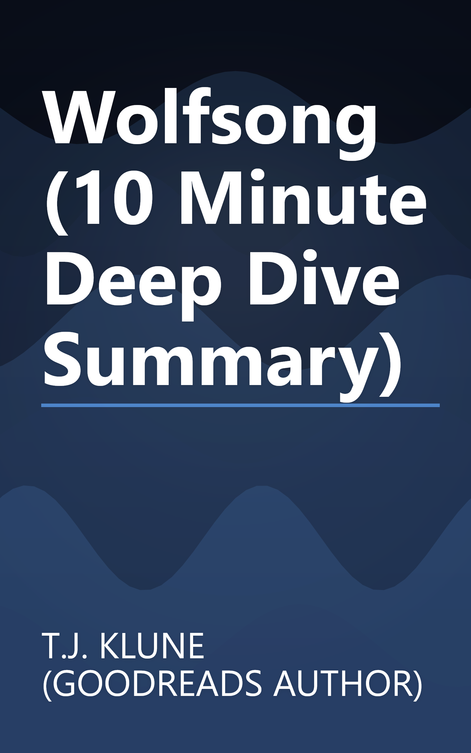 Wolfsong (10 Minute   Deep Dive Summary) book cover