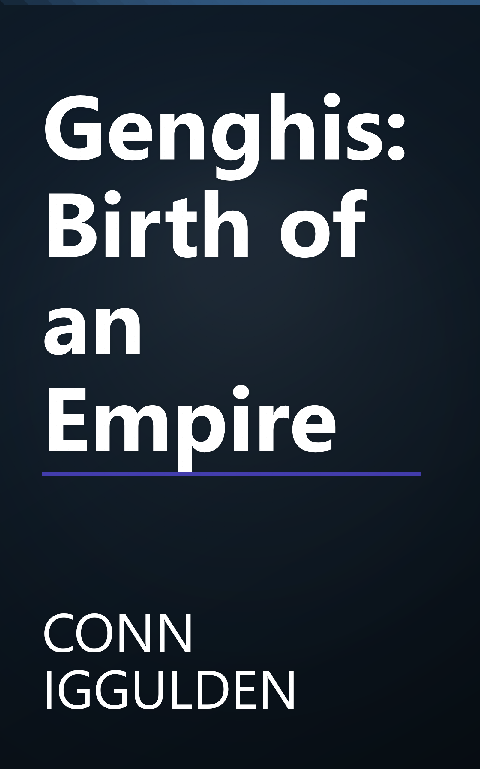 Genghis: Birth of an Empire book cover