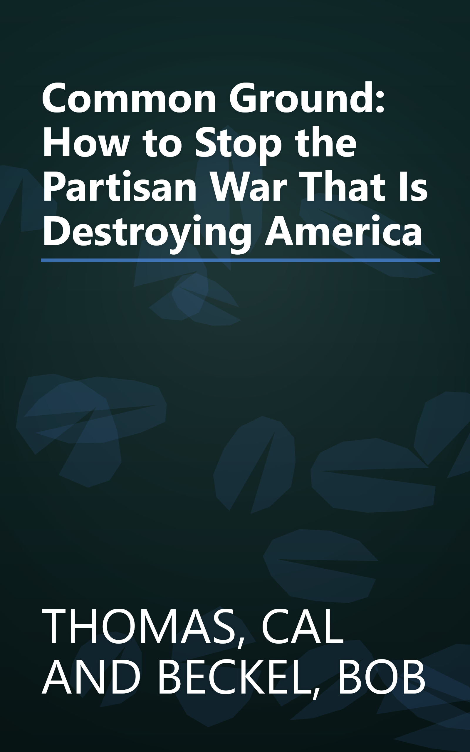 Common Ground: How to Stop the Partisan War That Is Destroying America book cover