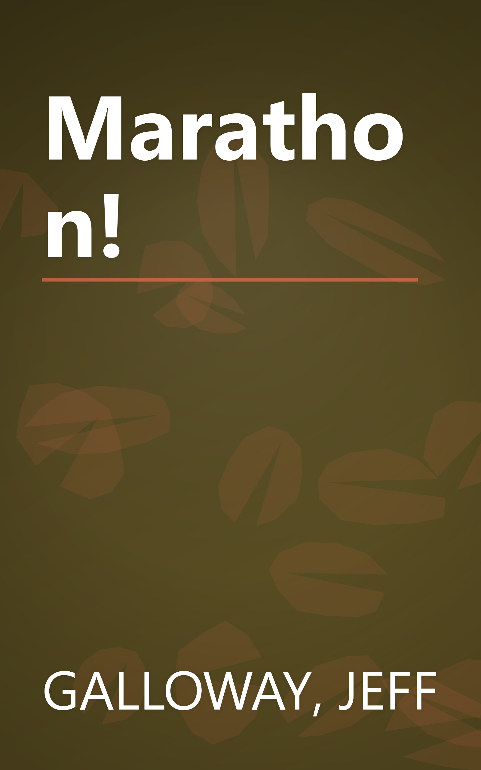 Marathon! book cover