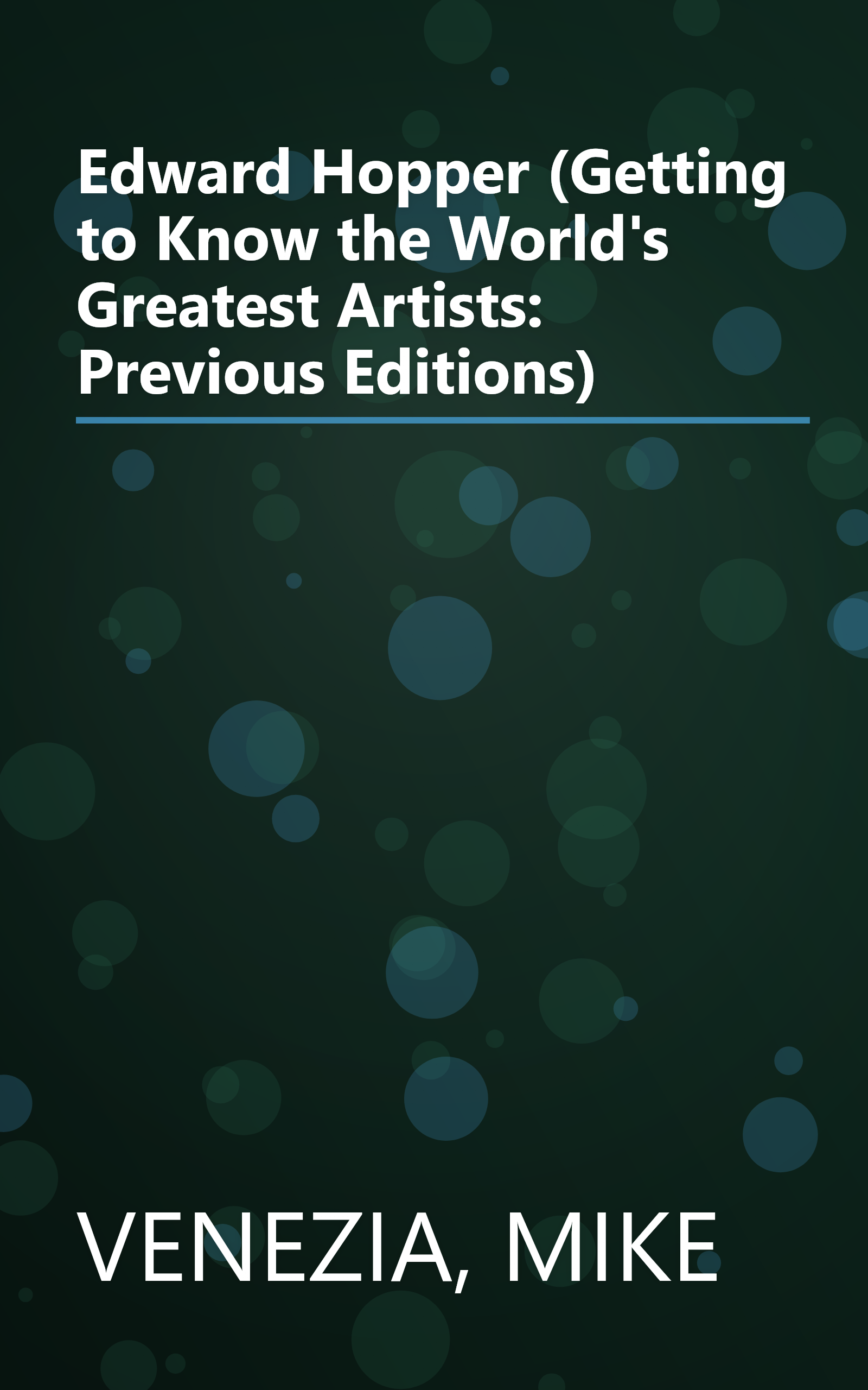 Edward Hopper (Getting to Know the World's Greatest Artists: Previous Editions) book cover