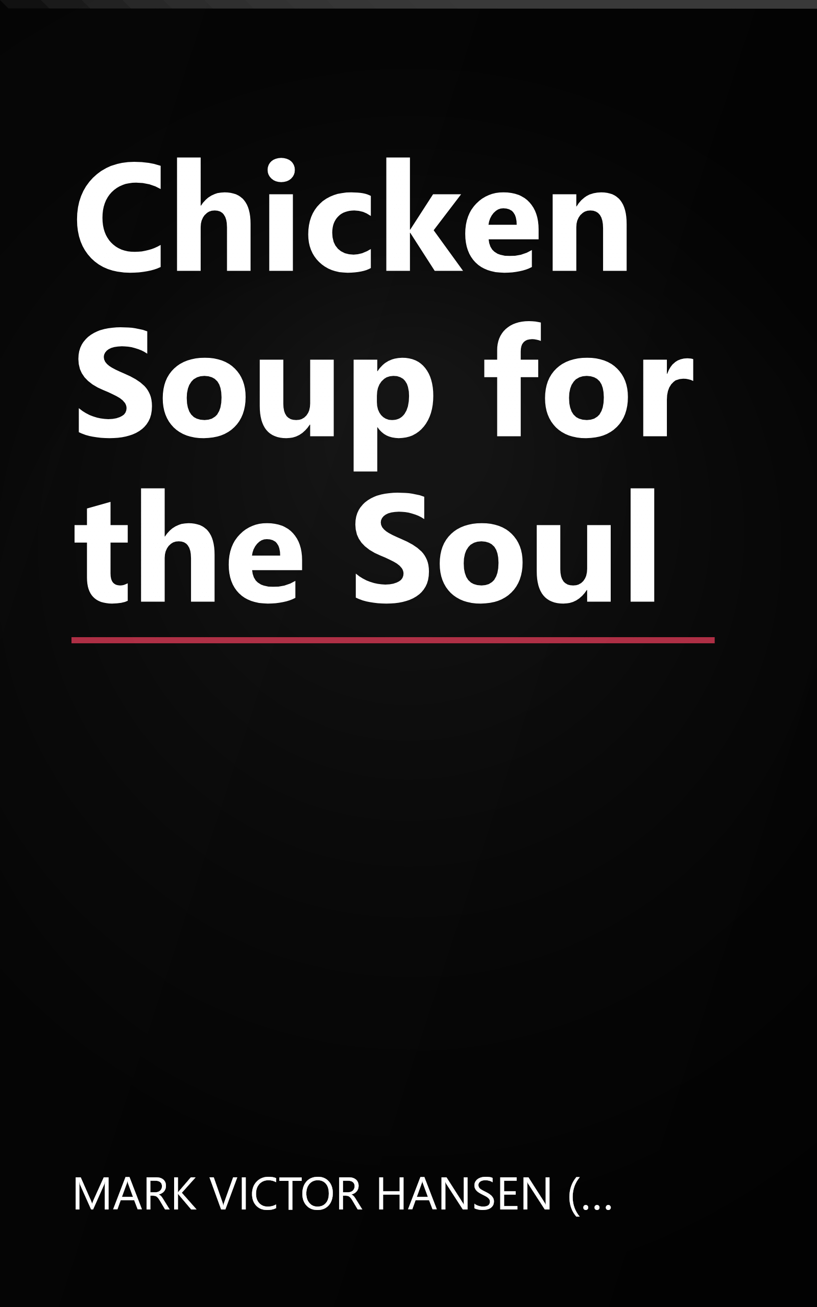 Chicken Soup for the Soul book cover