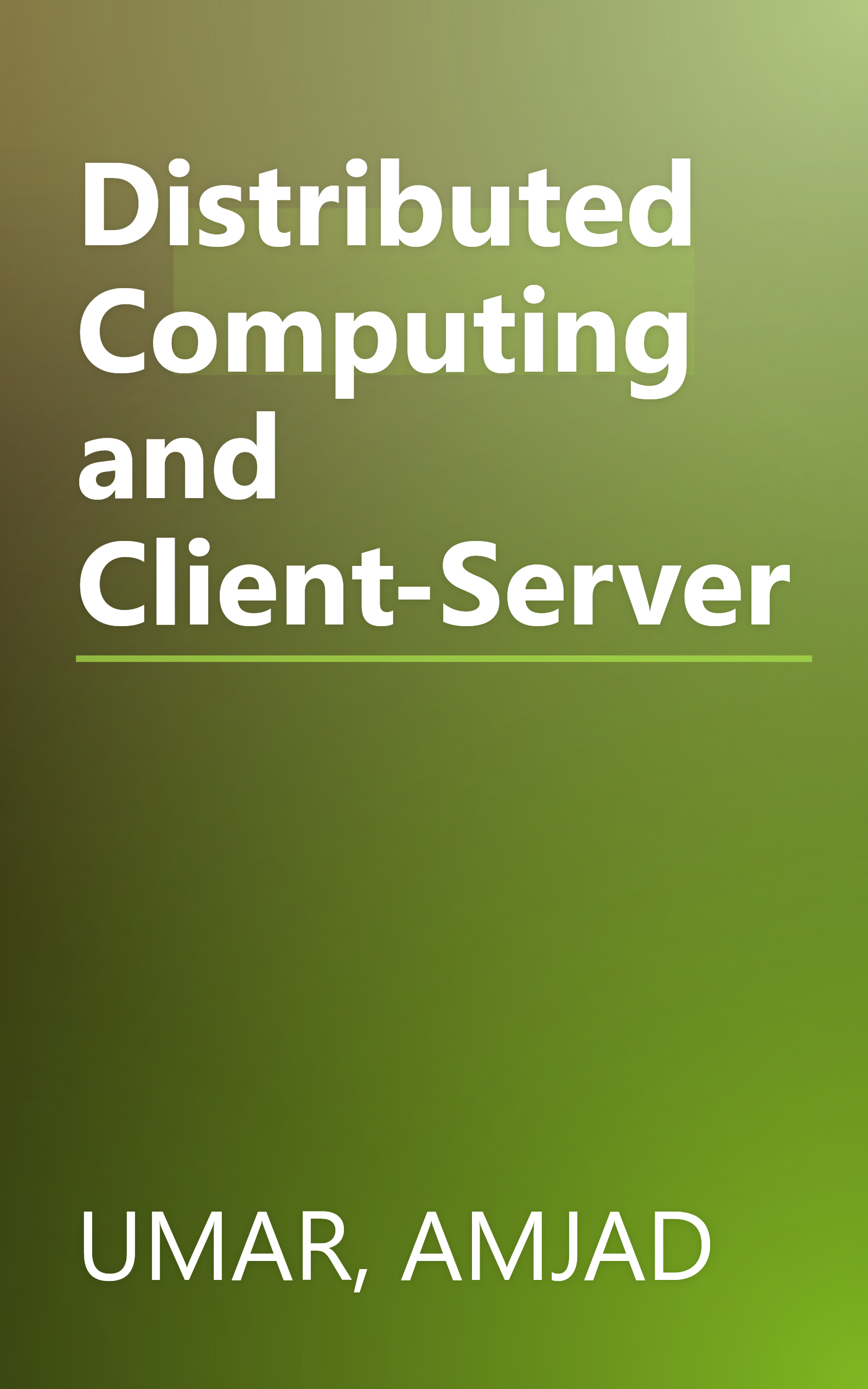 Distributed Computing and Client-Server book cover