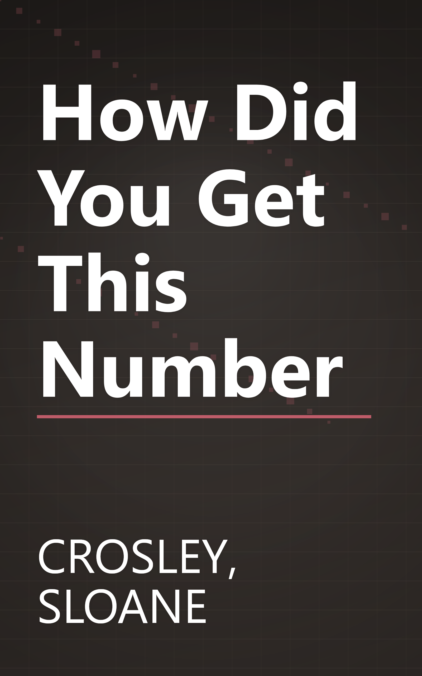How Did You Get This Number book cover