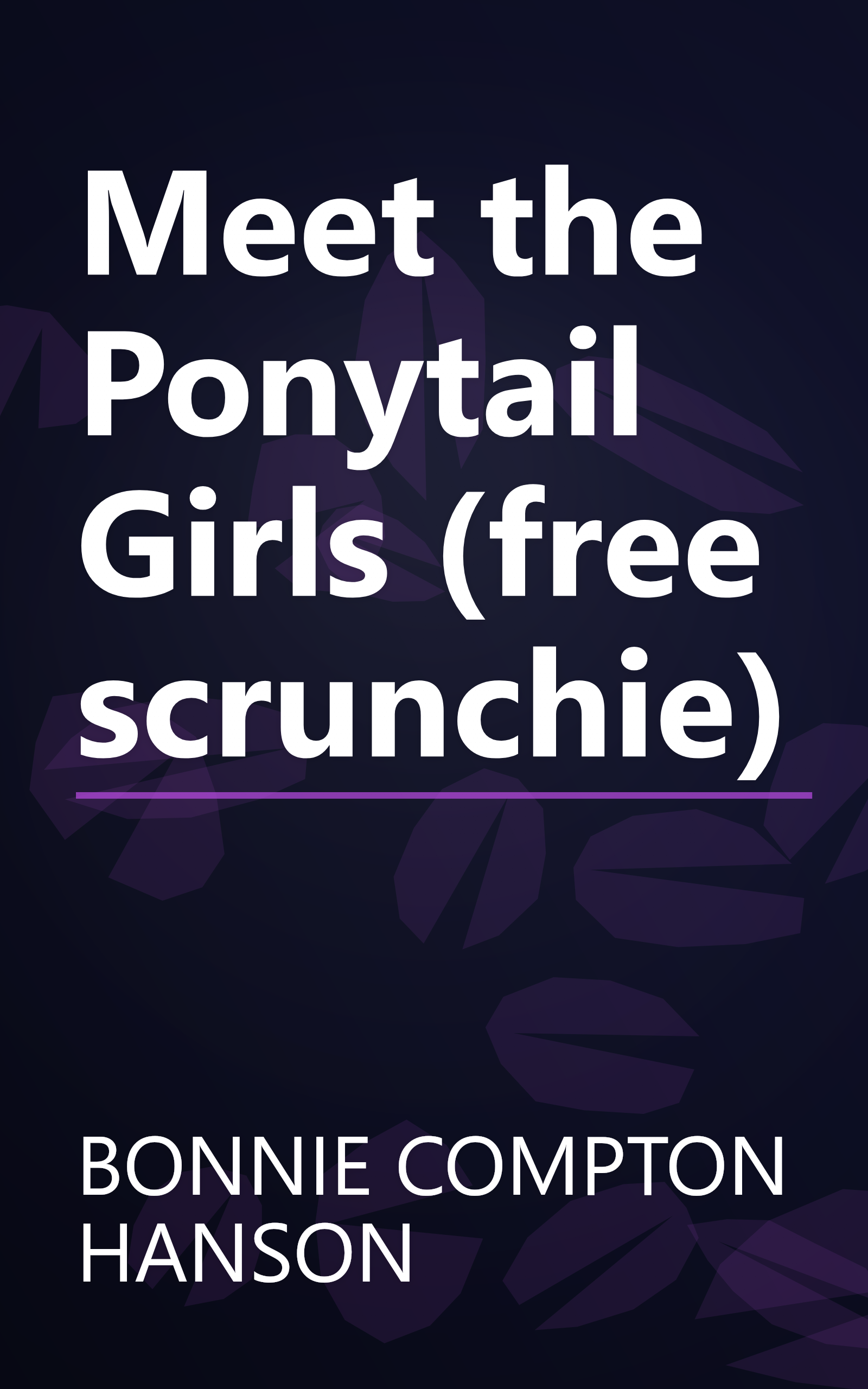 Meet the Ponytail Girls (free scrunchie) book cover