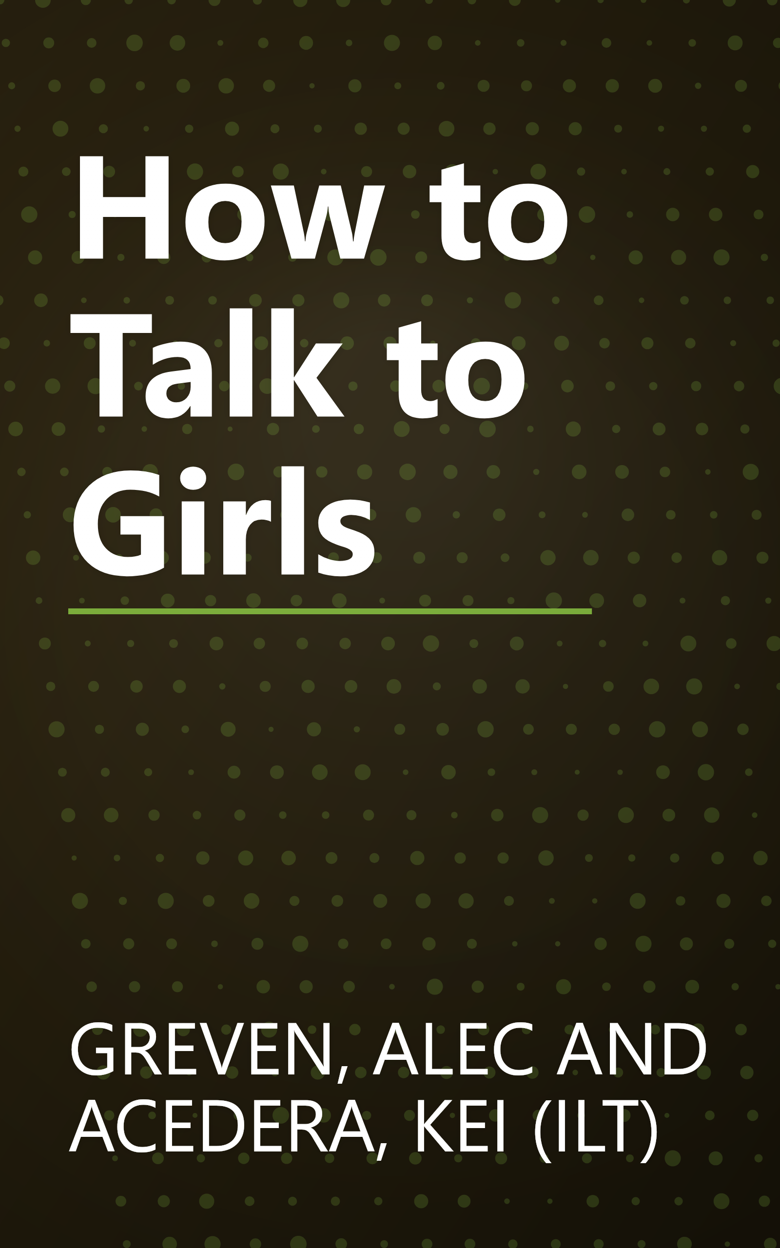 How to Talk to Girls book cover
