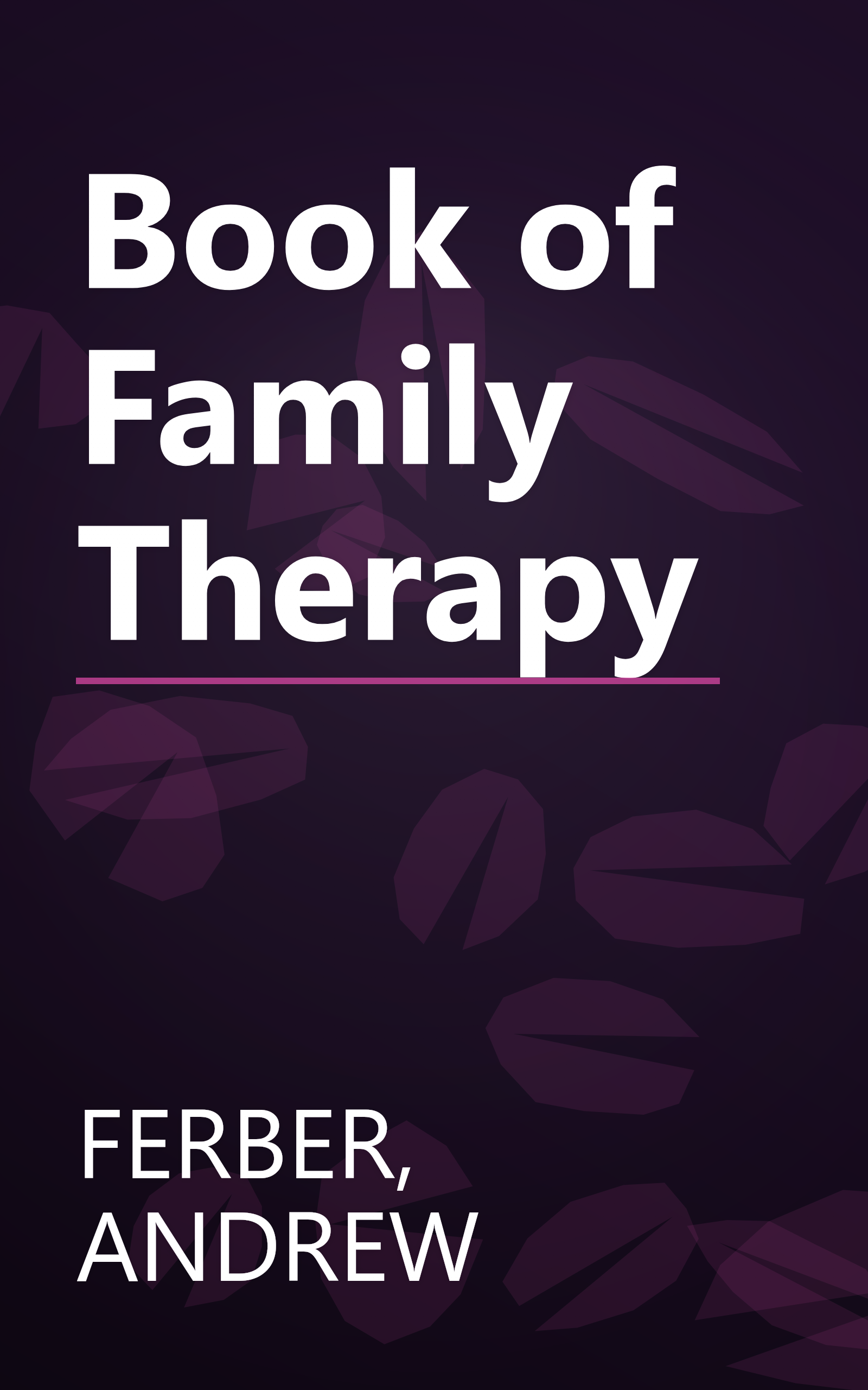 Book of Family Therapy book cover