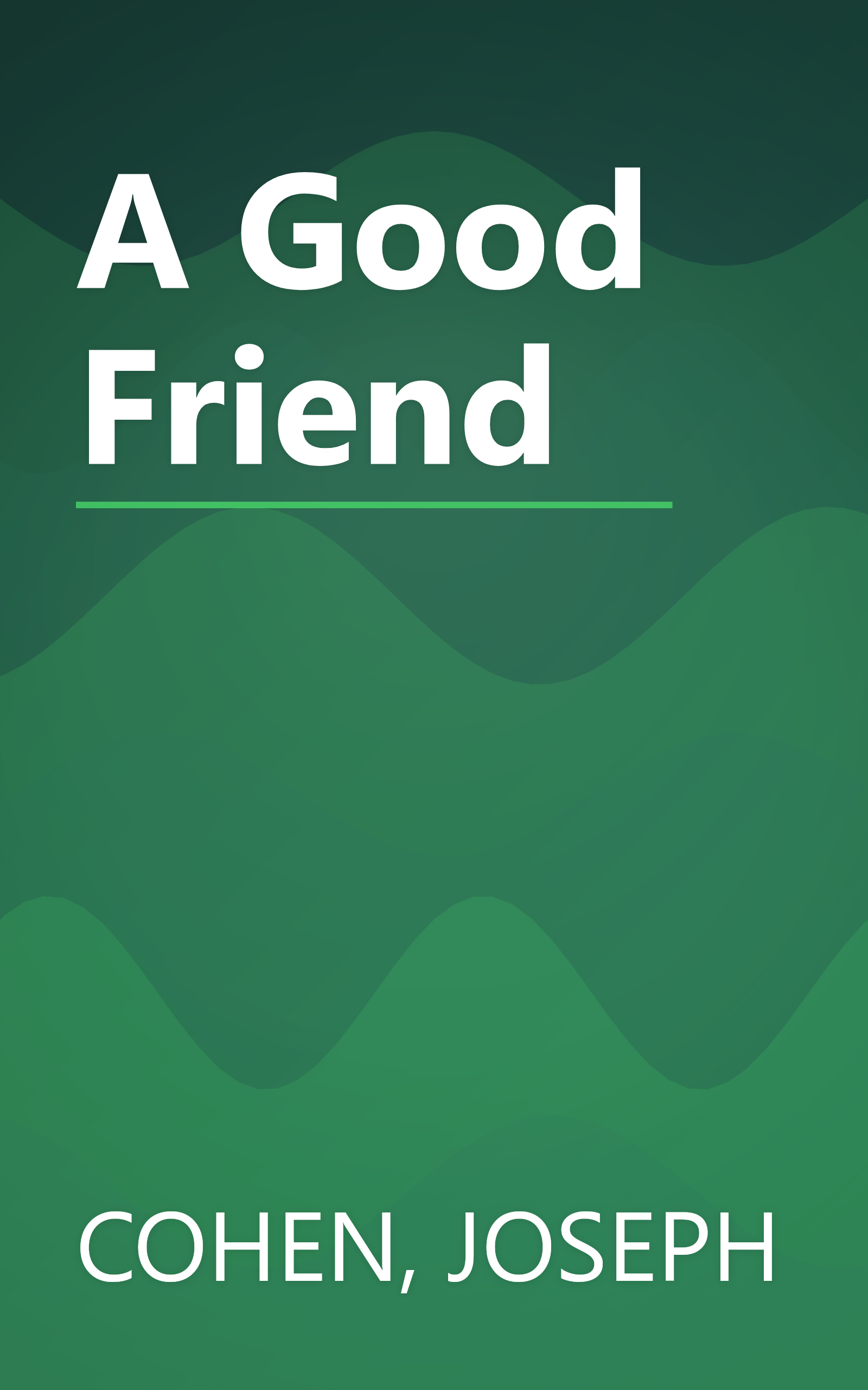 A Good Friend book cover