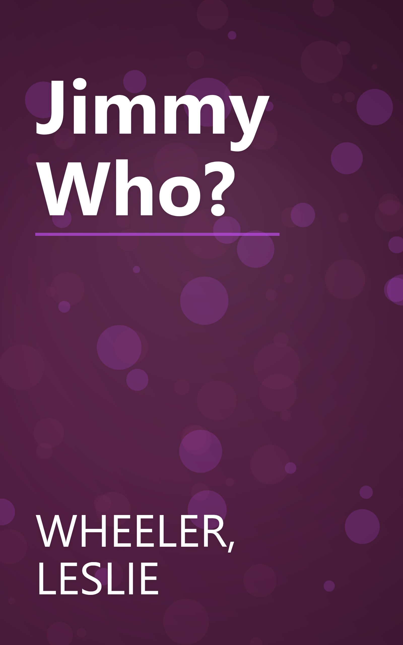 Jimmy Who? book cover