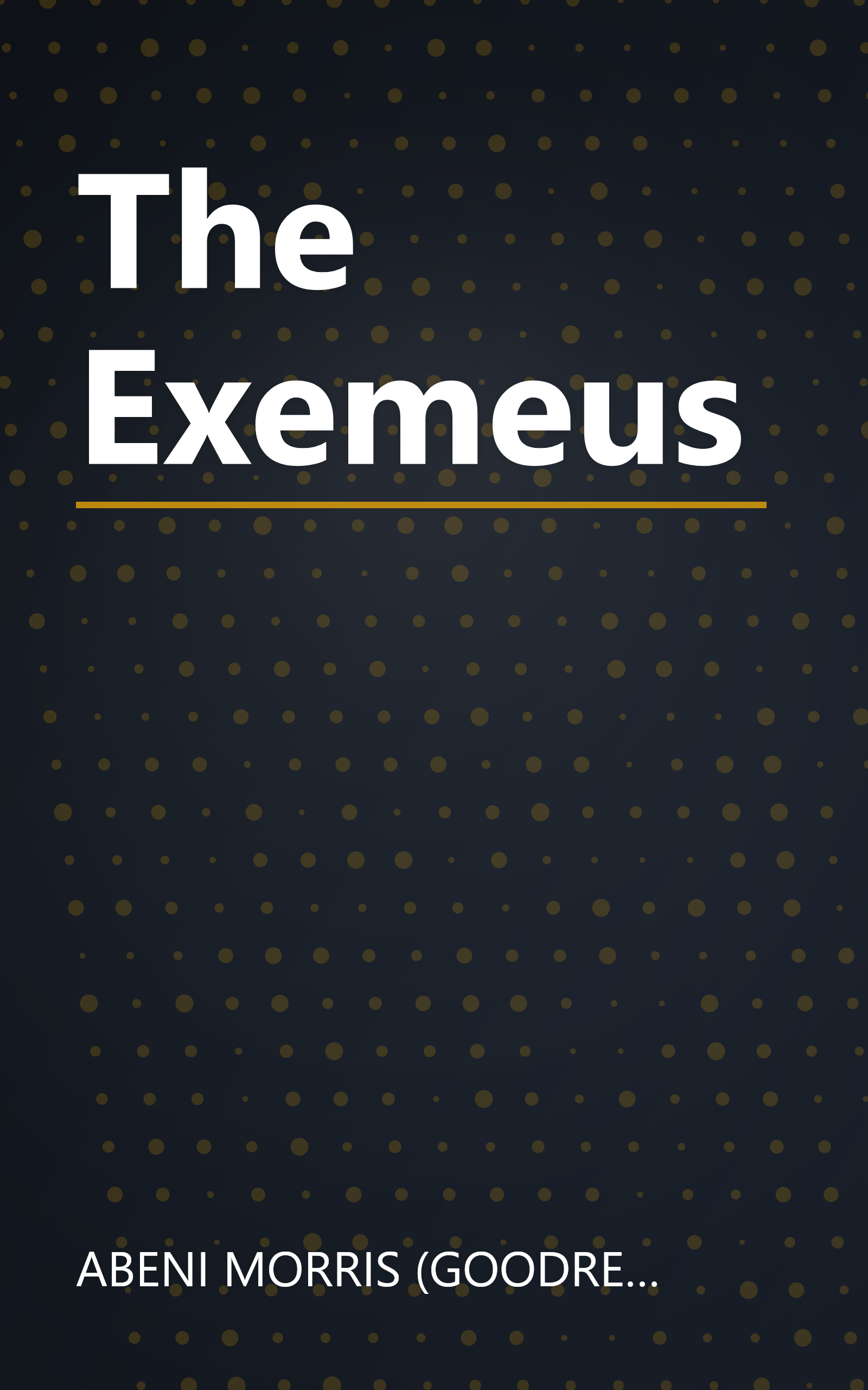 The Exemeus book cover