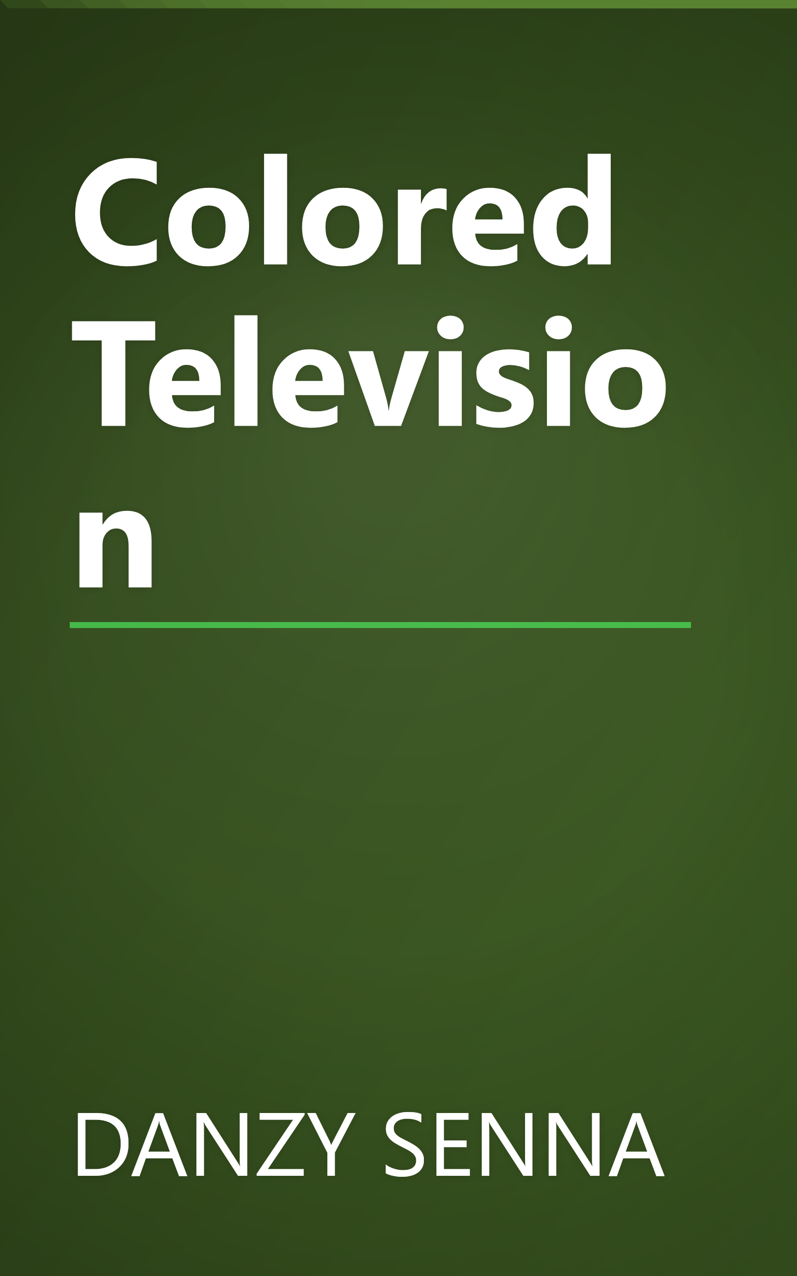 Colored Television book cover