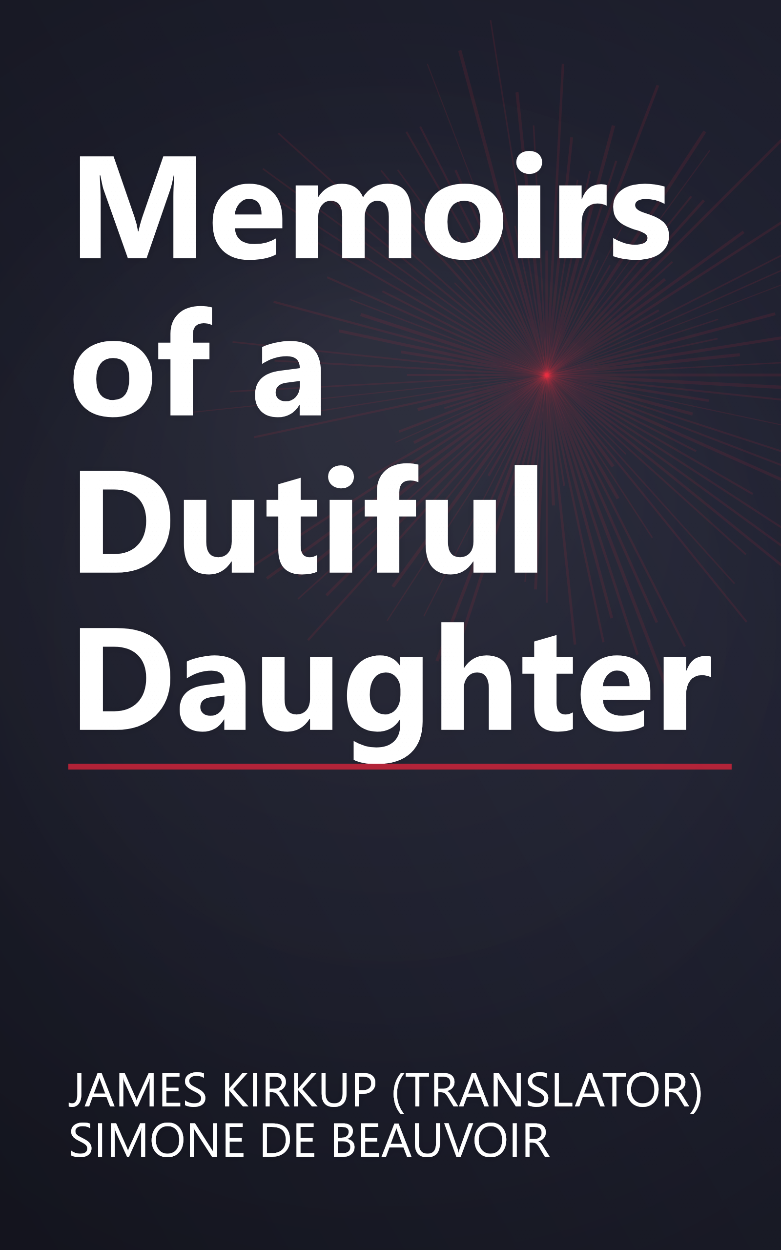 Memoirs of a Dutiful Daughter book cover