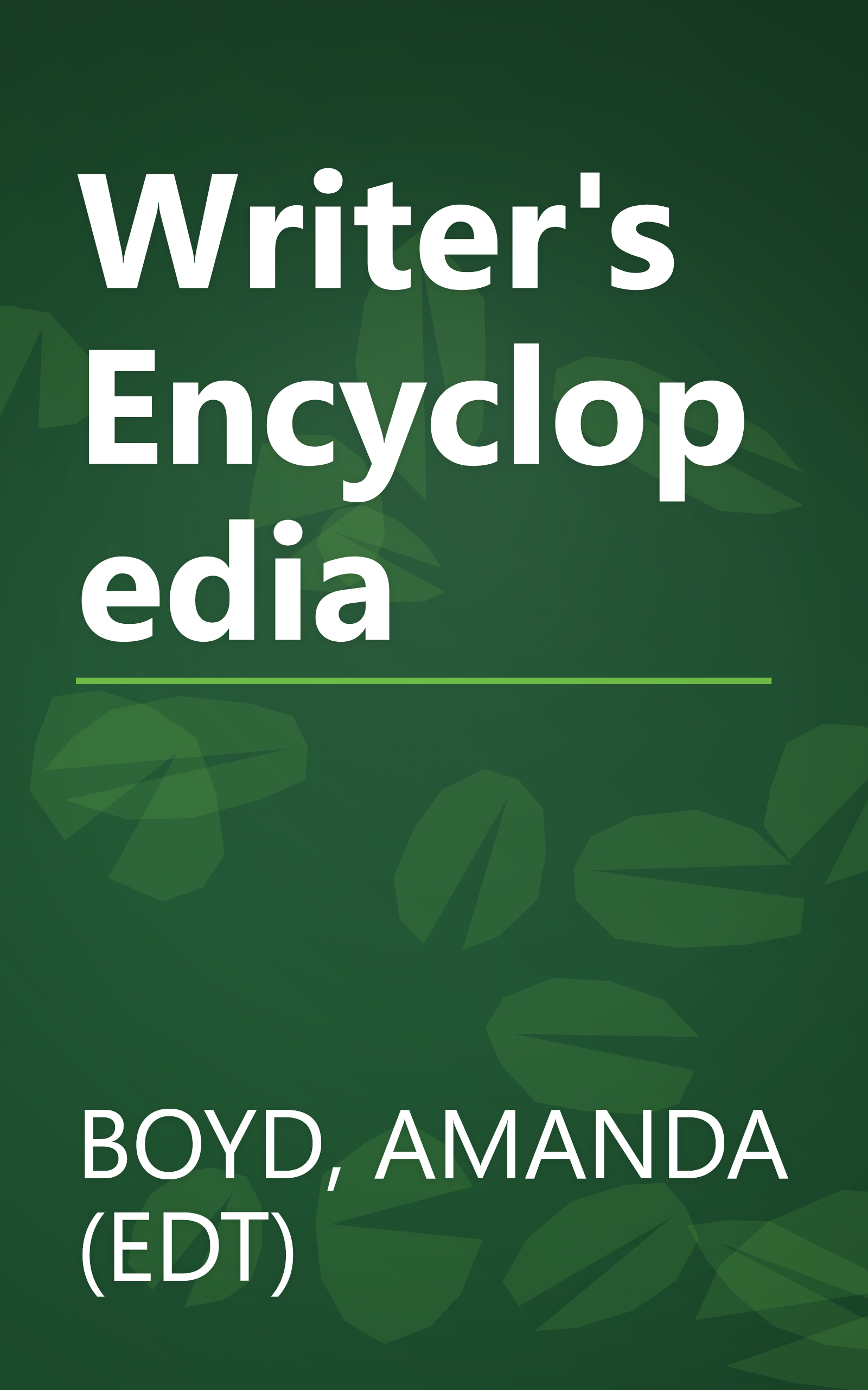 Writer's Encyclopedia book cover