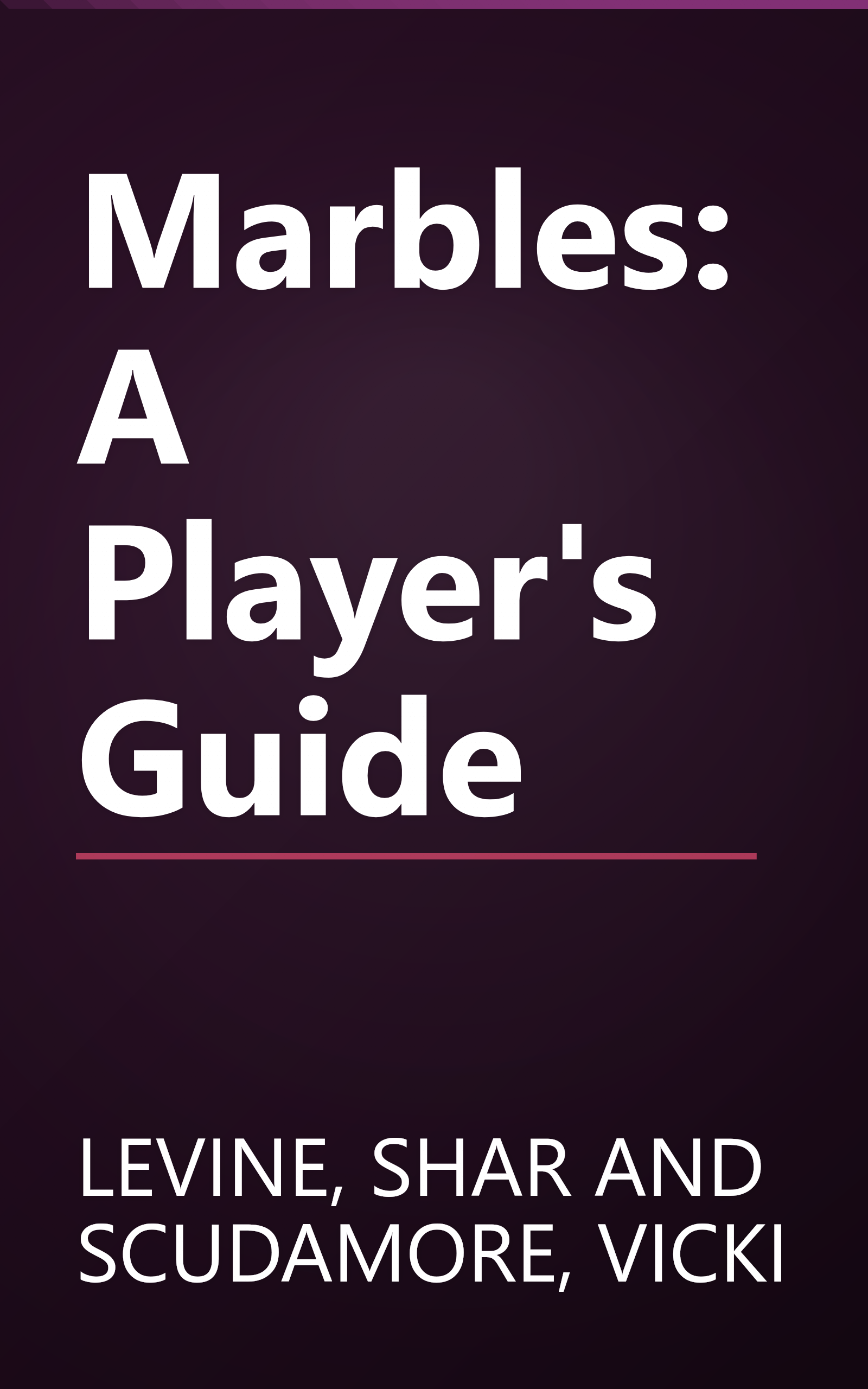 Marbles: A Player's Guide book cover
