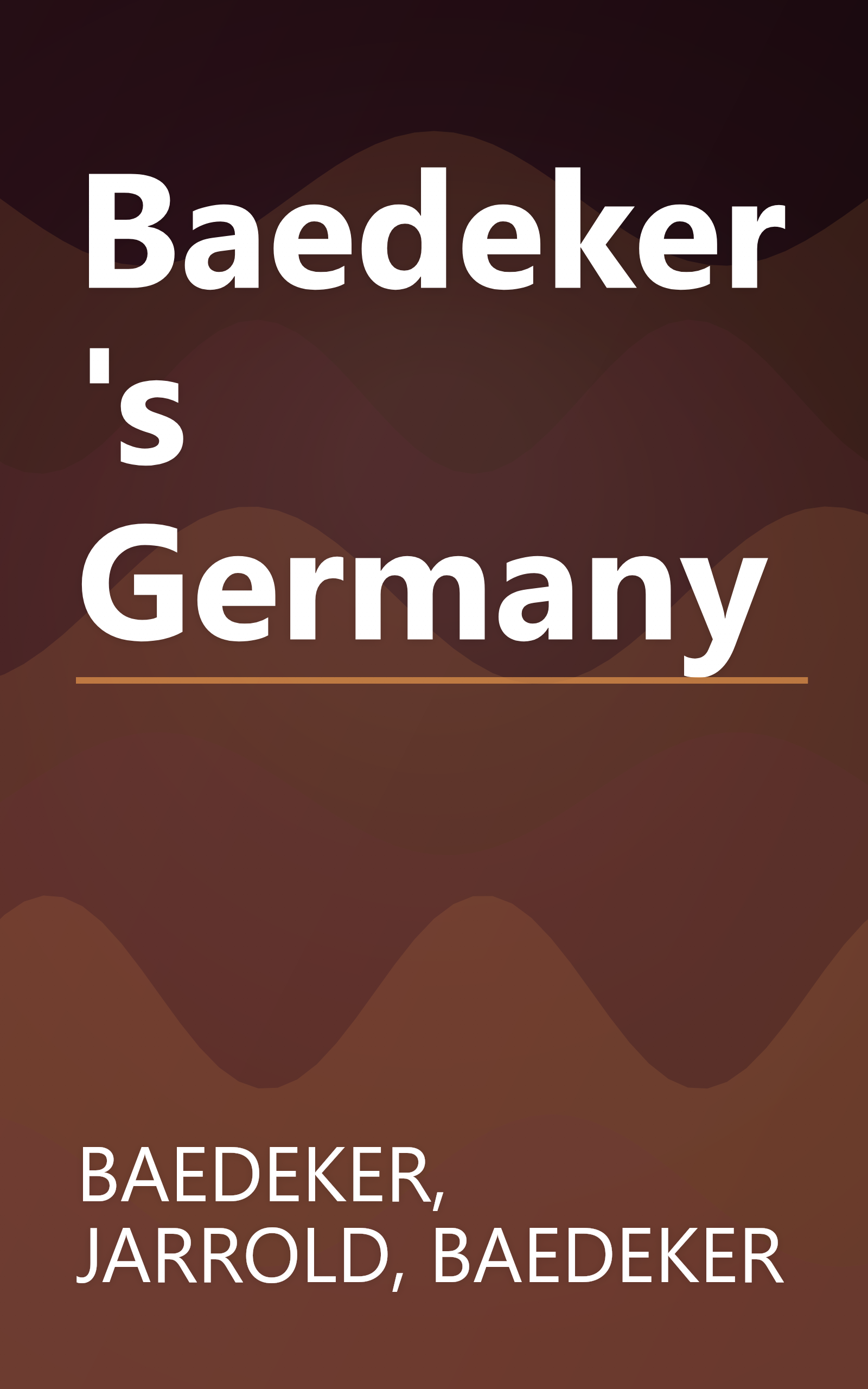 Baedeker's Germany book cover