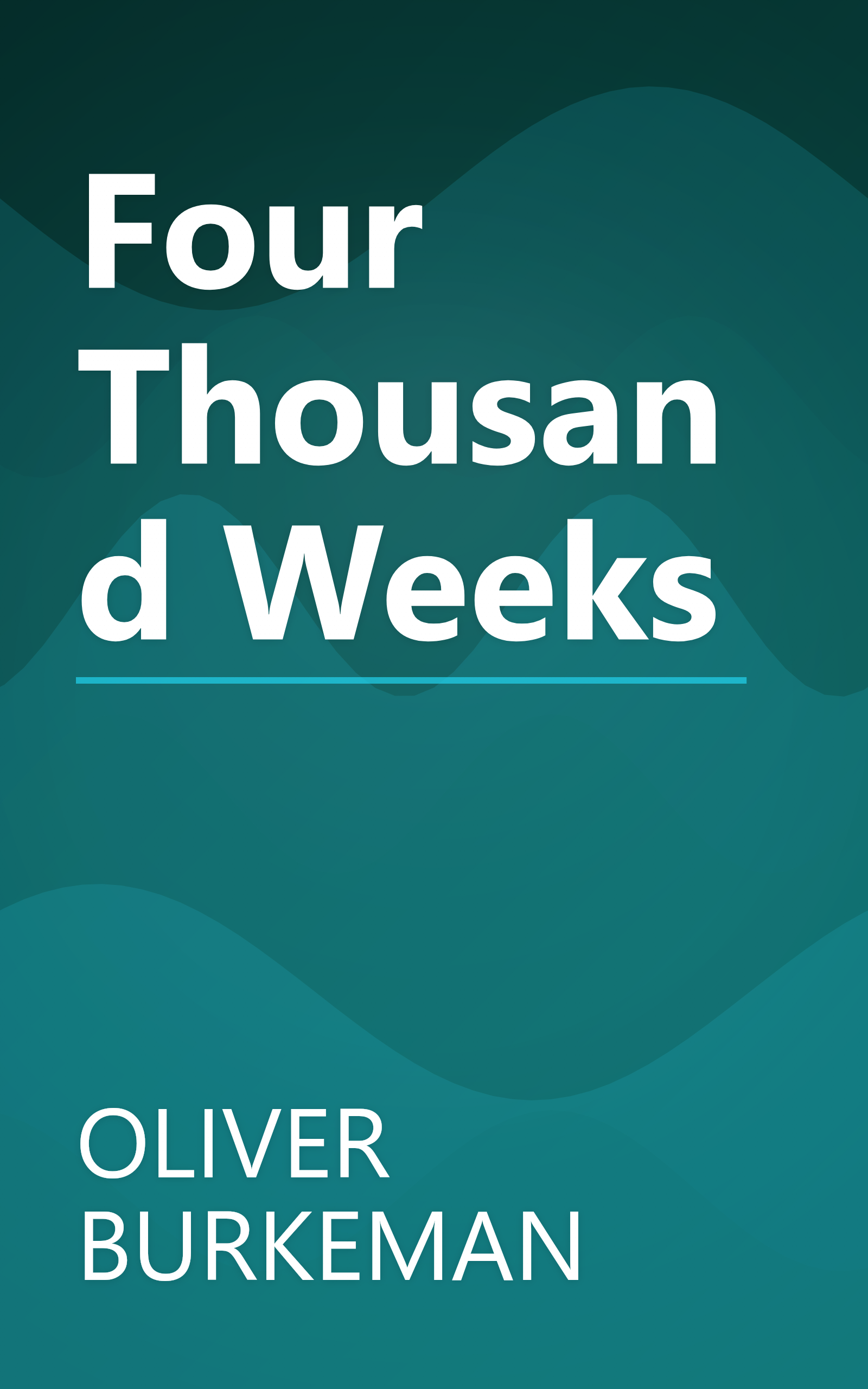 Four Thousand Weeks book cover