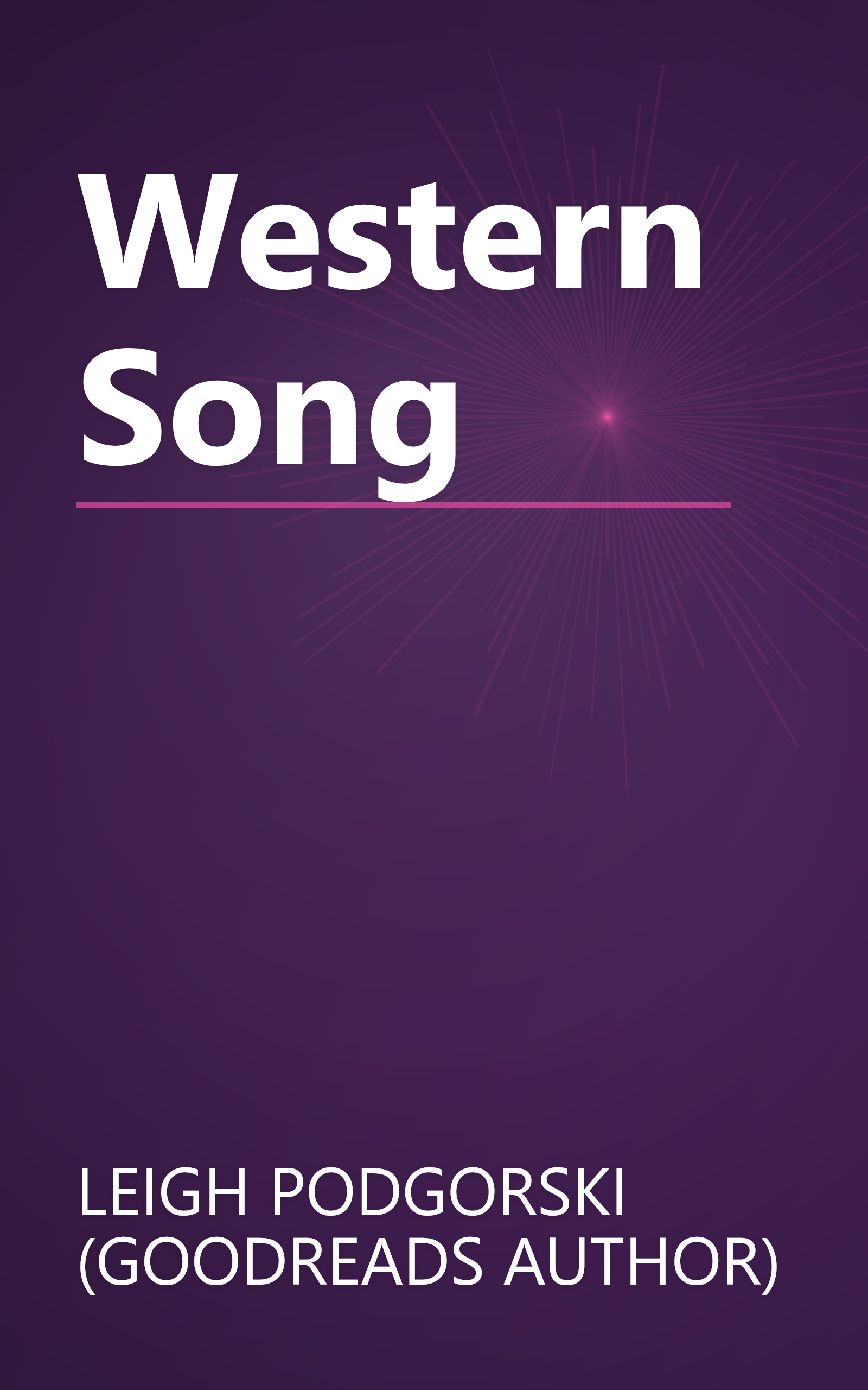 Western Song book cover