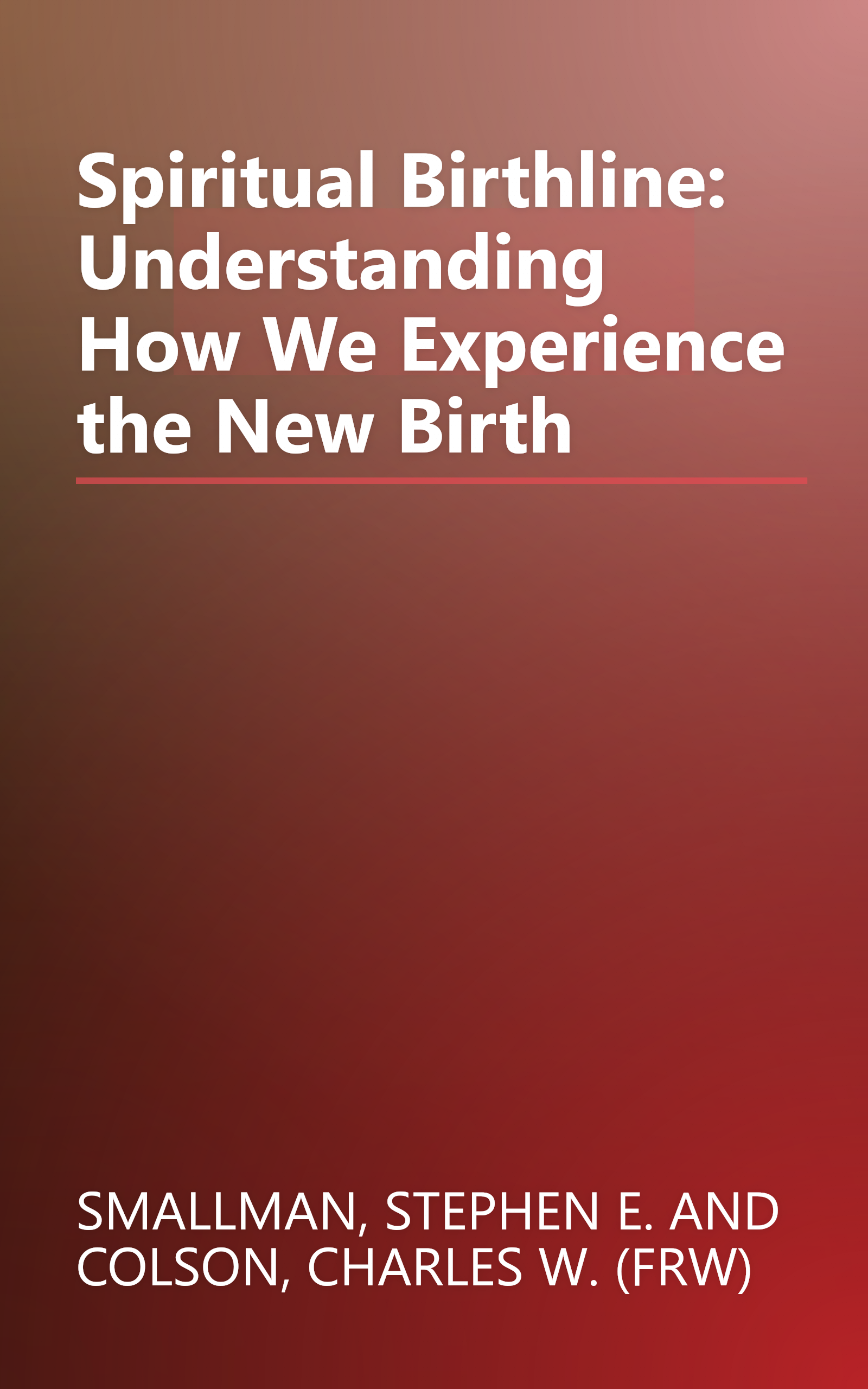 Spiritual Birthline: Understanding How We Experience the New Birth book cover