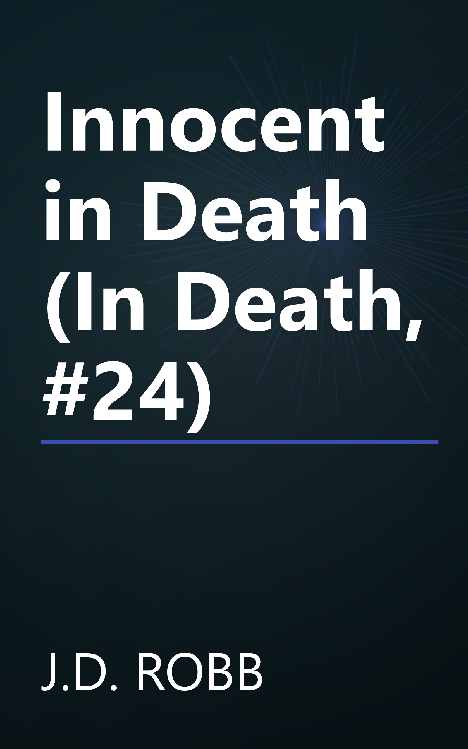Innocent in Death (In Death, #24) book cover