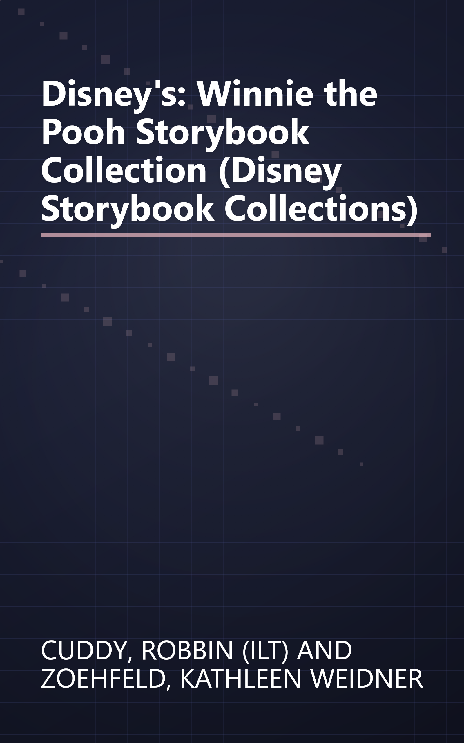 Disney's: Winnie the Pooh Storybook Collection (Disney Storybook Collections) book cover