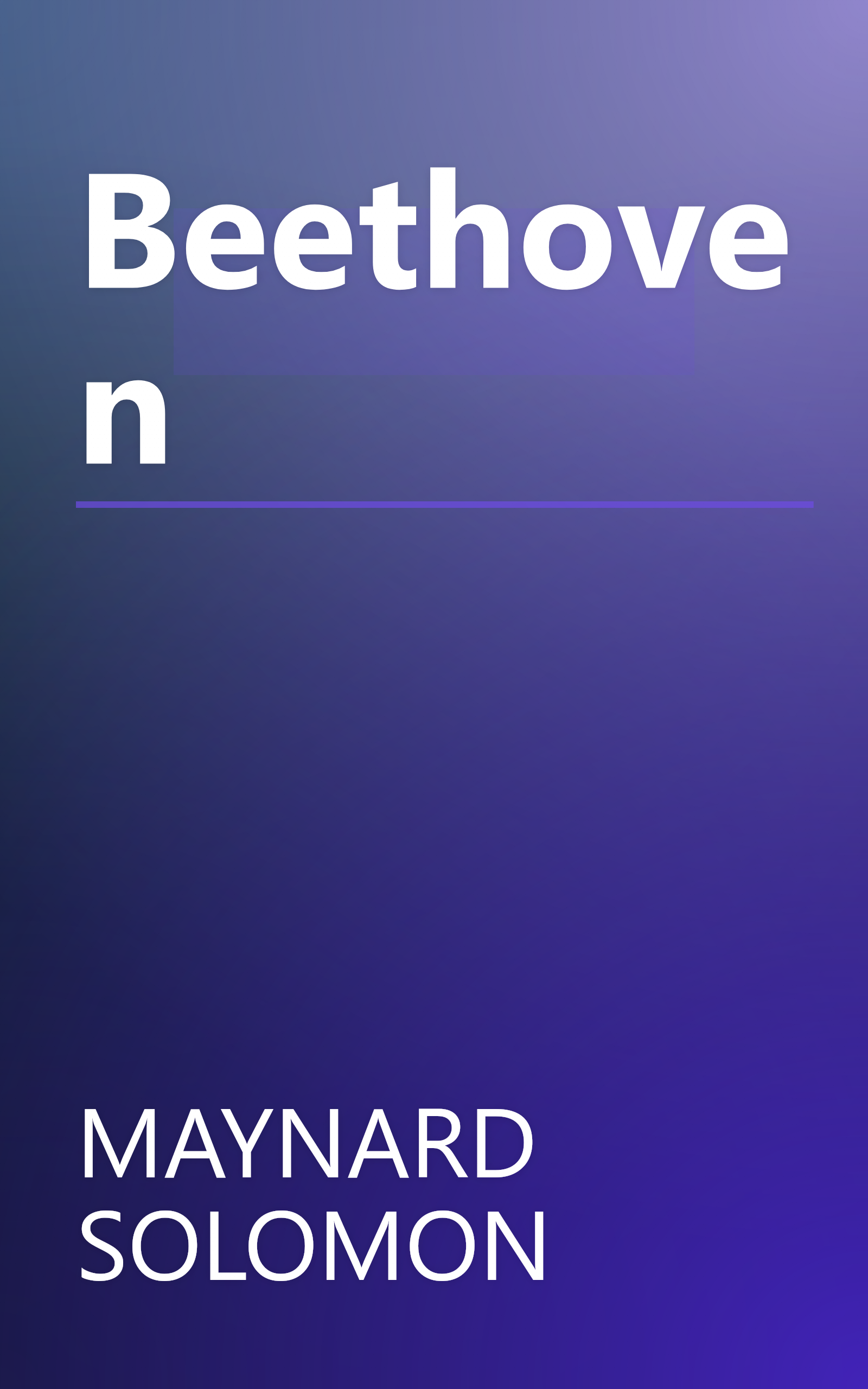 Beethoven book cover