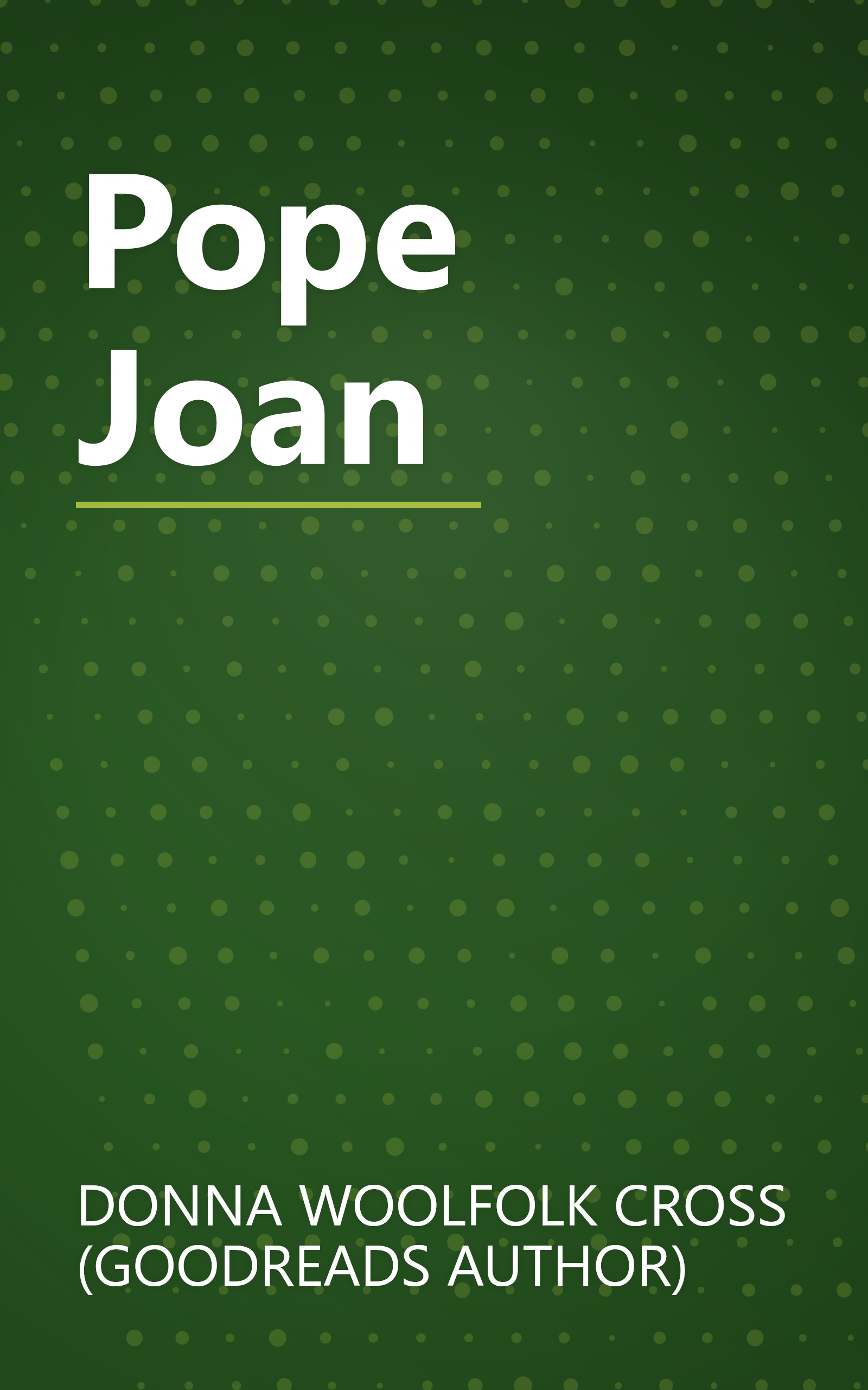 Pope Joan book cover