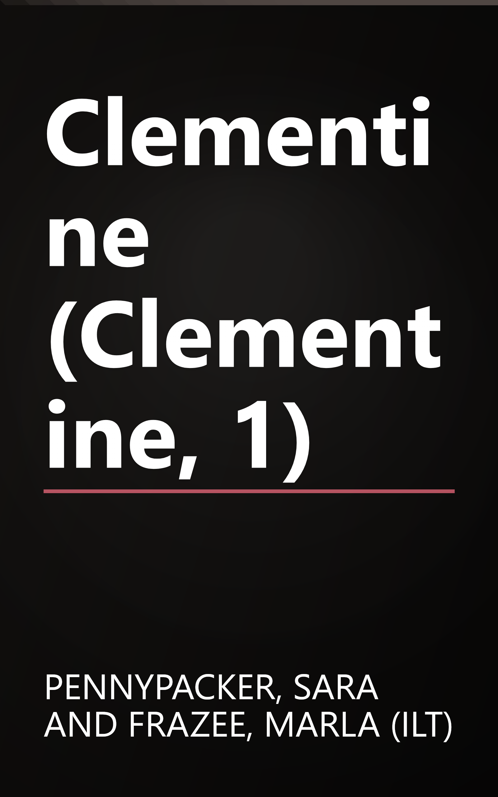 Clementine (Clementine, 1) book cover