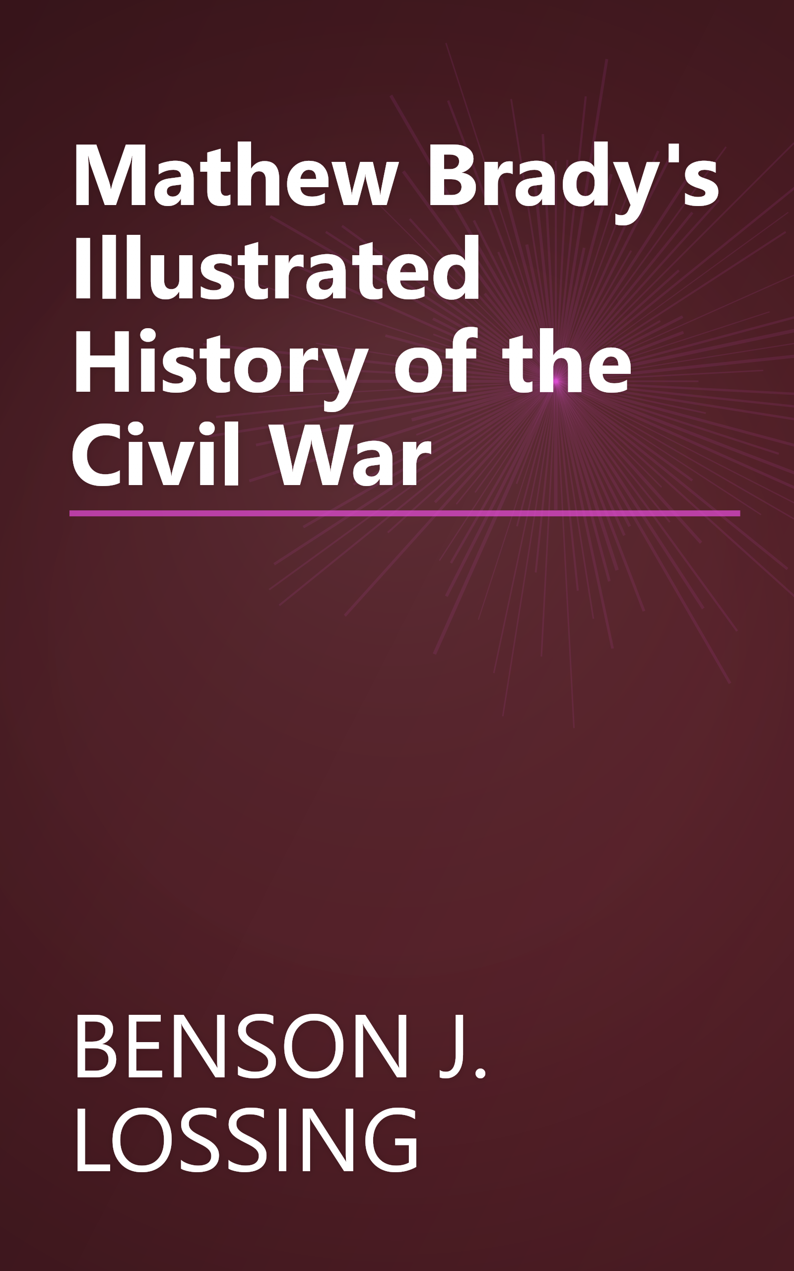 Mathew Brady's Illustrated History of the Civil War book cover
