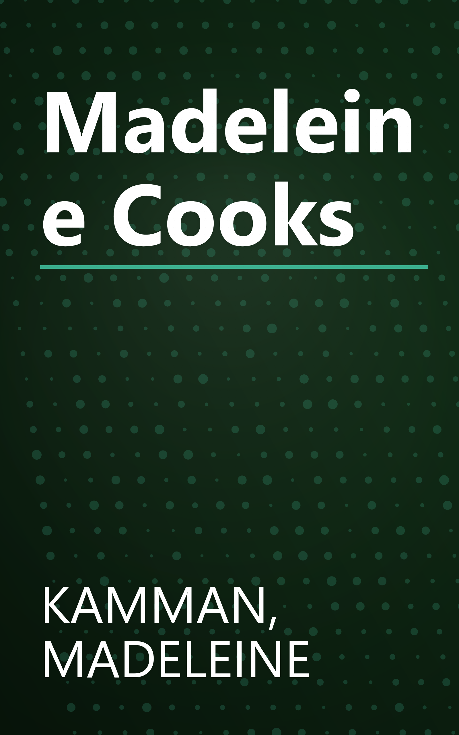 Madeleine Cooks book cover
