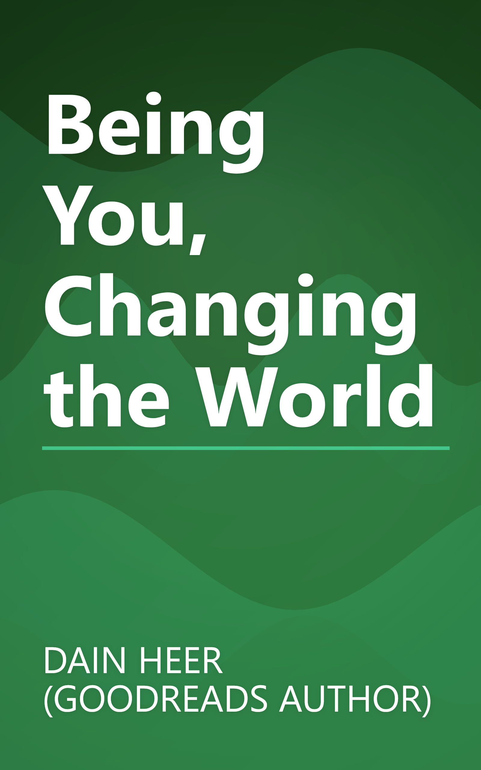 Being You, Changing the World book cover