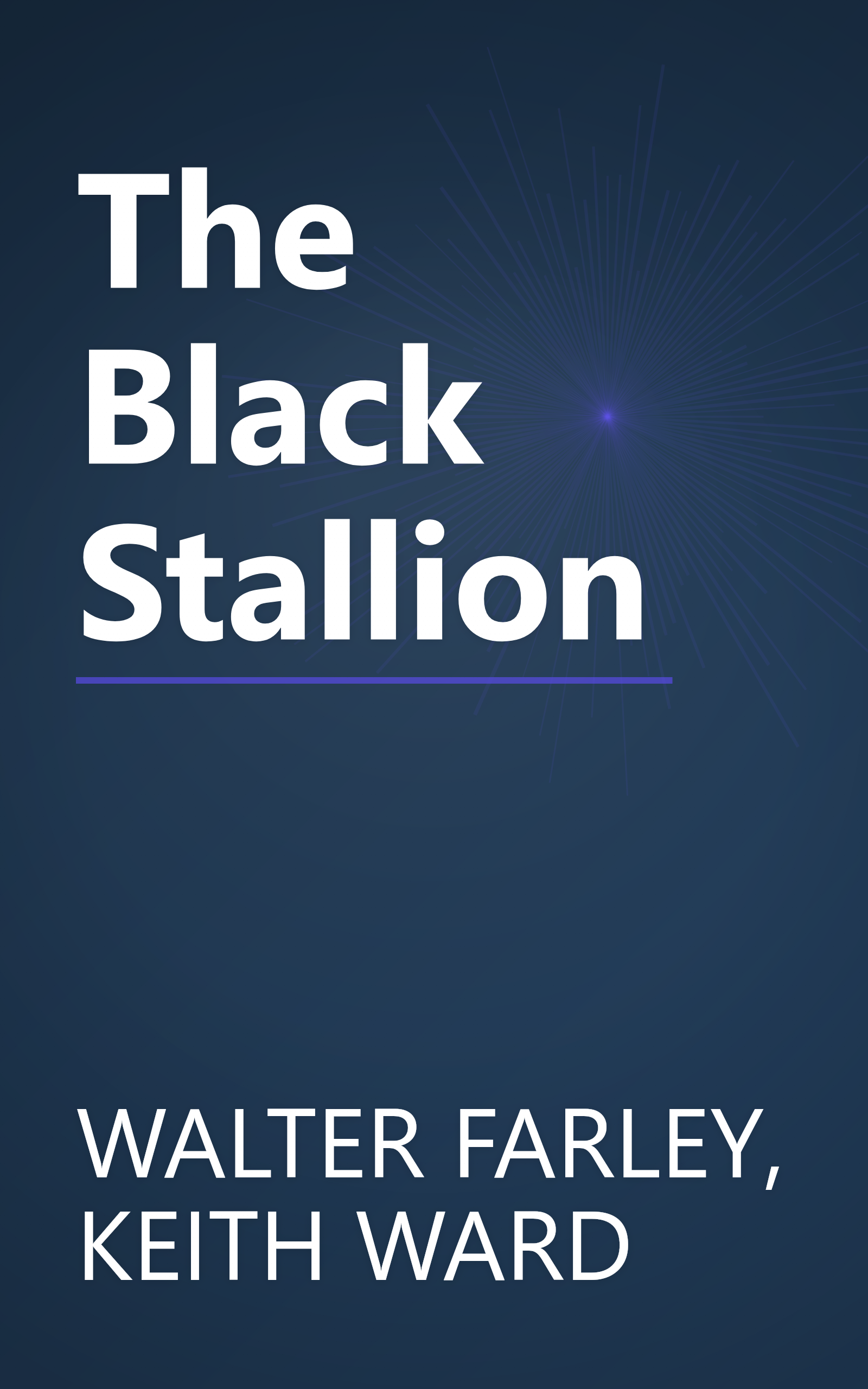The Black Stallion book cover