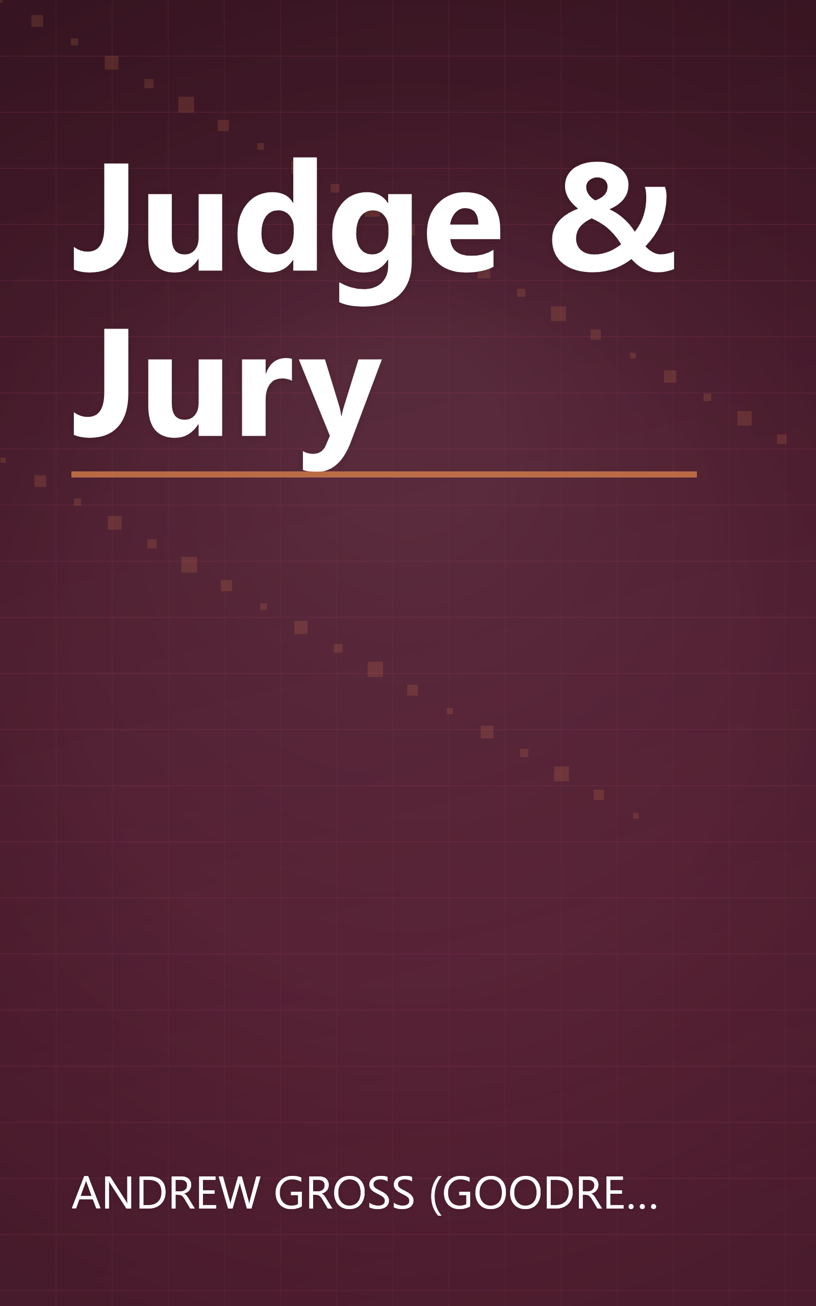 Judge & Jury book cover