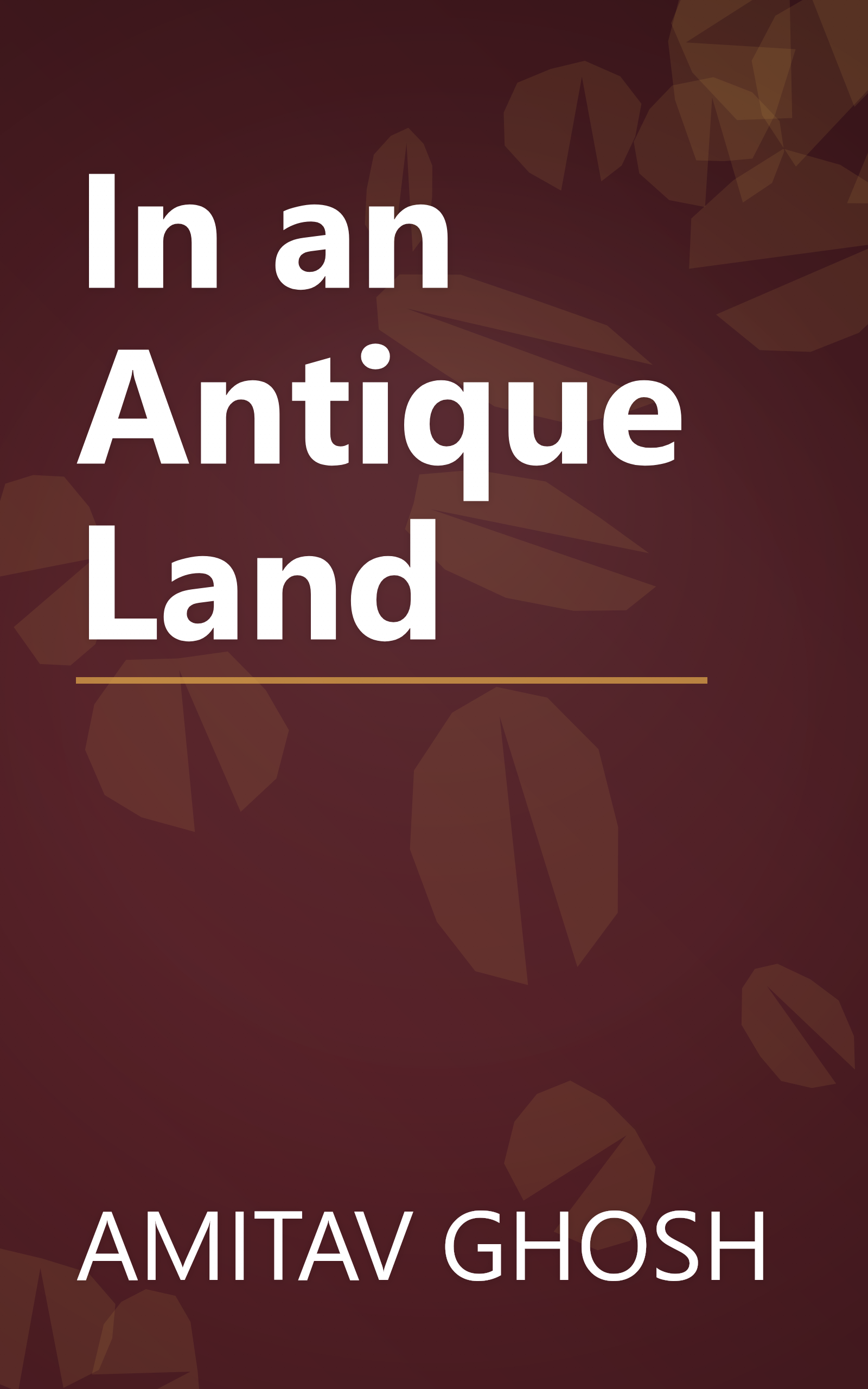 In an Antique Land book cover