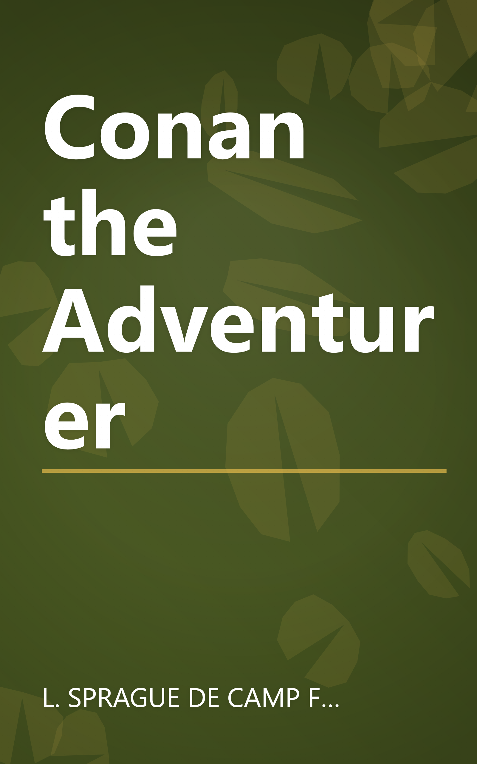 Conan the Adventurer book cover