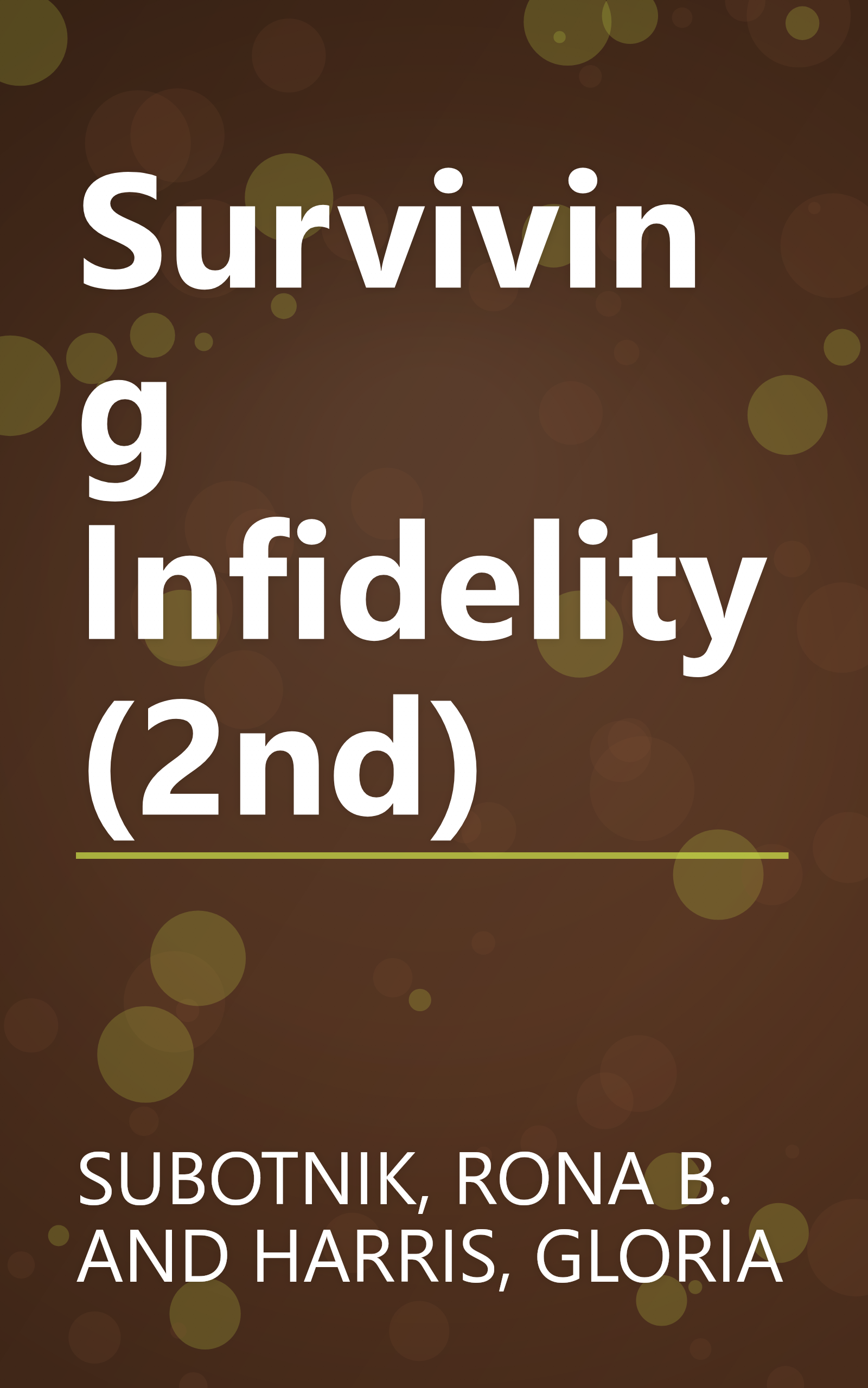 Surviving Infidelity (2nd) book cover