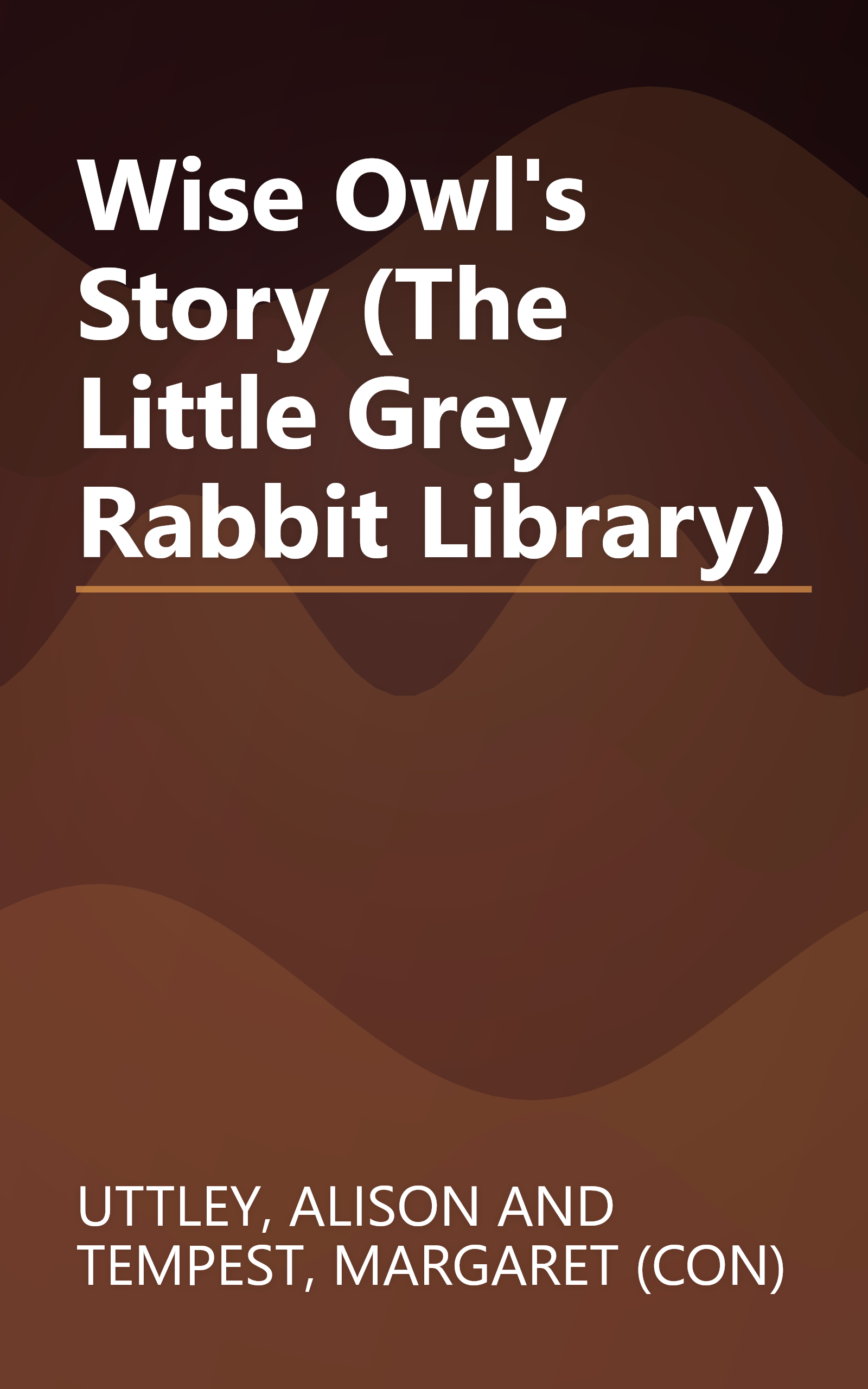 Wise Owl's Story (The Little Grey Rabbit Library) book cover