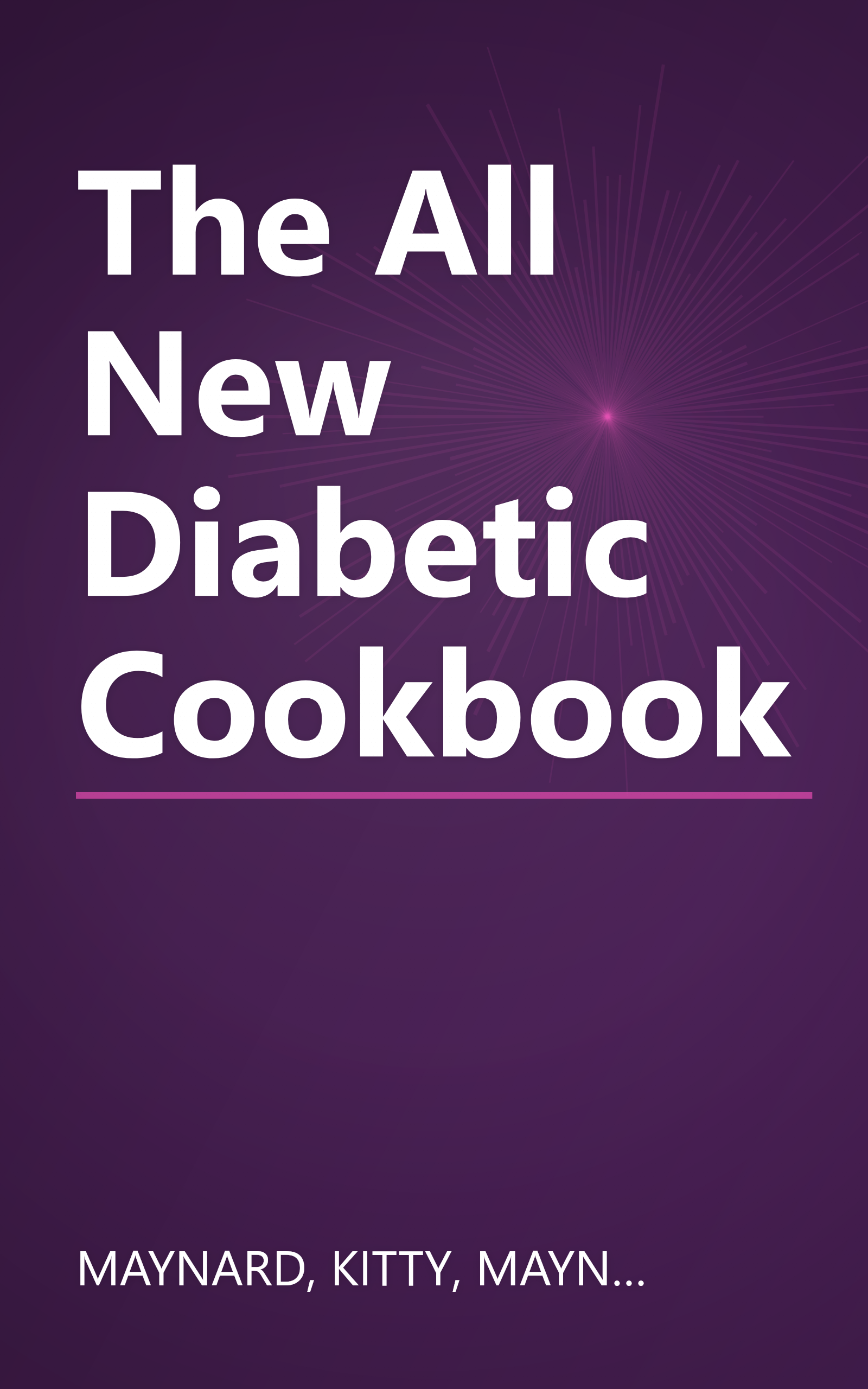 The All New Diabetic Cookbook book cover