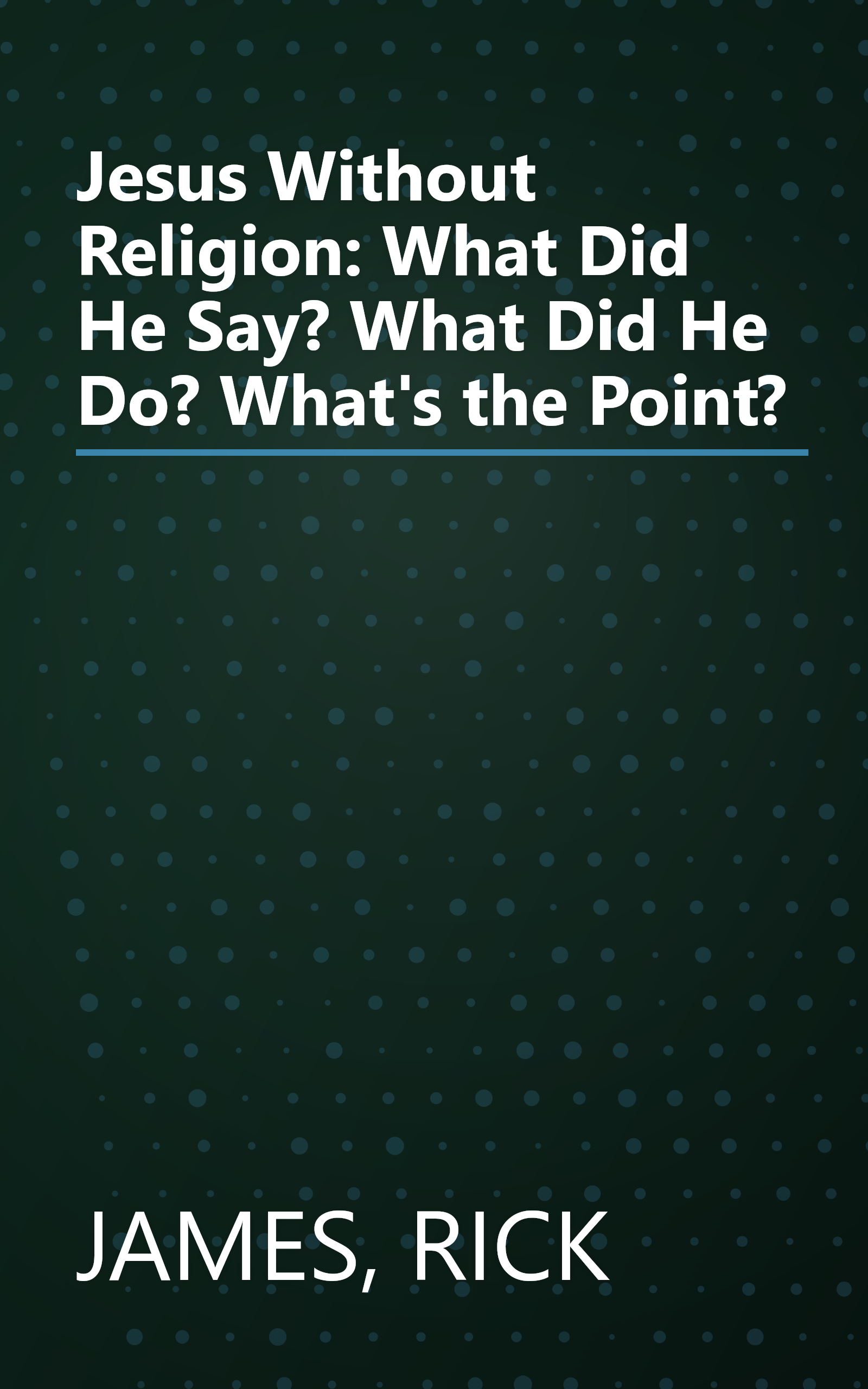 Jesus Without Religion: What Did He Say? What Did He Do? What's the Point? book cover
