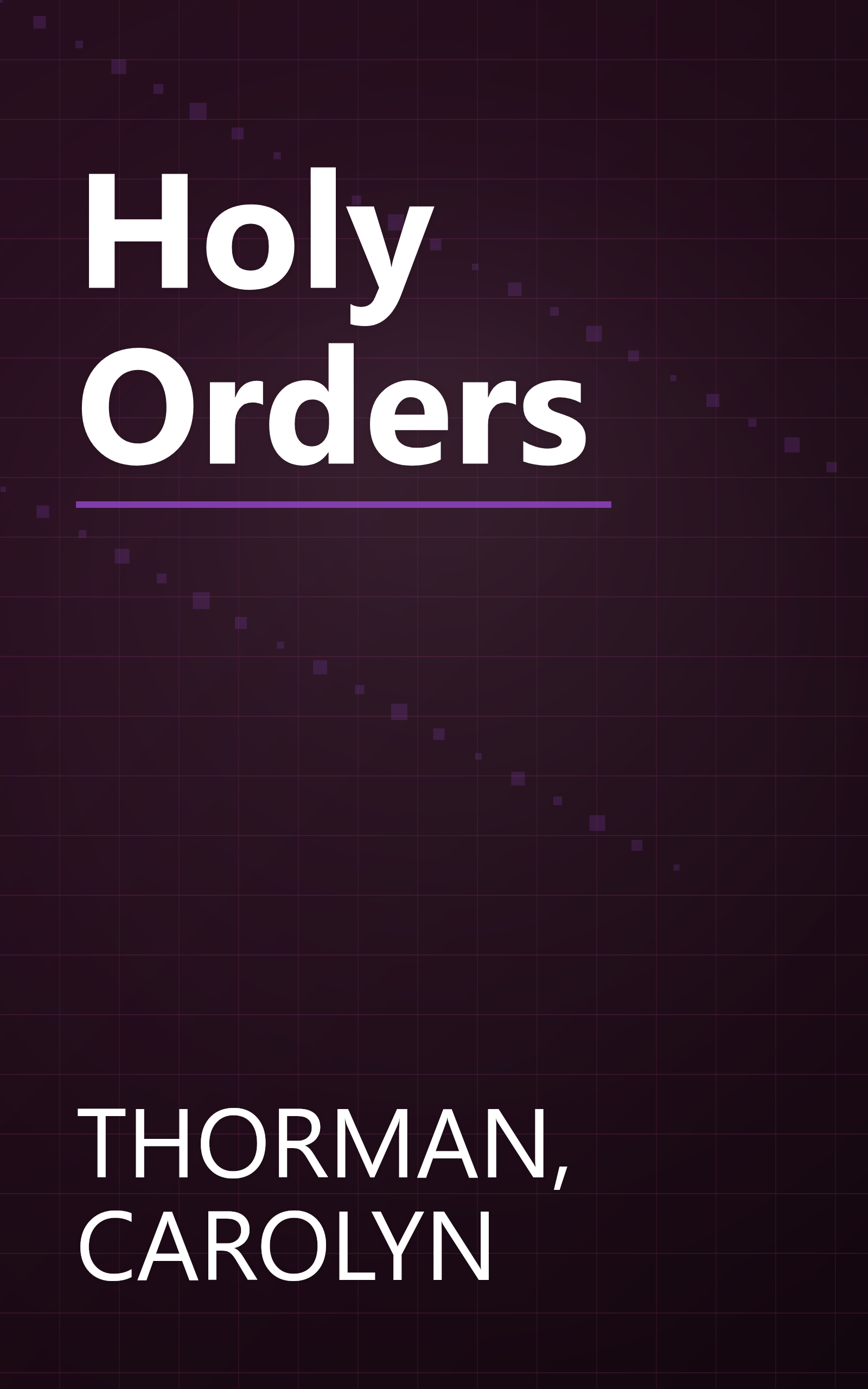Holy Orders book cover
