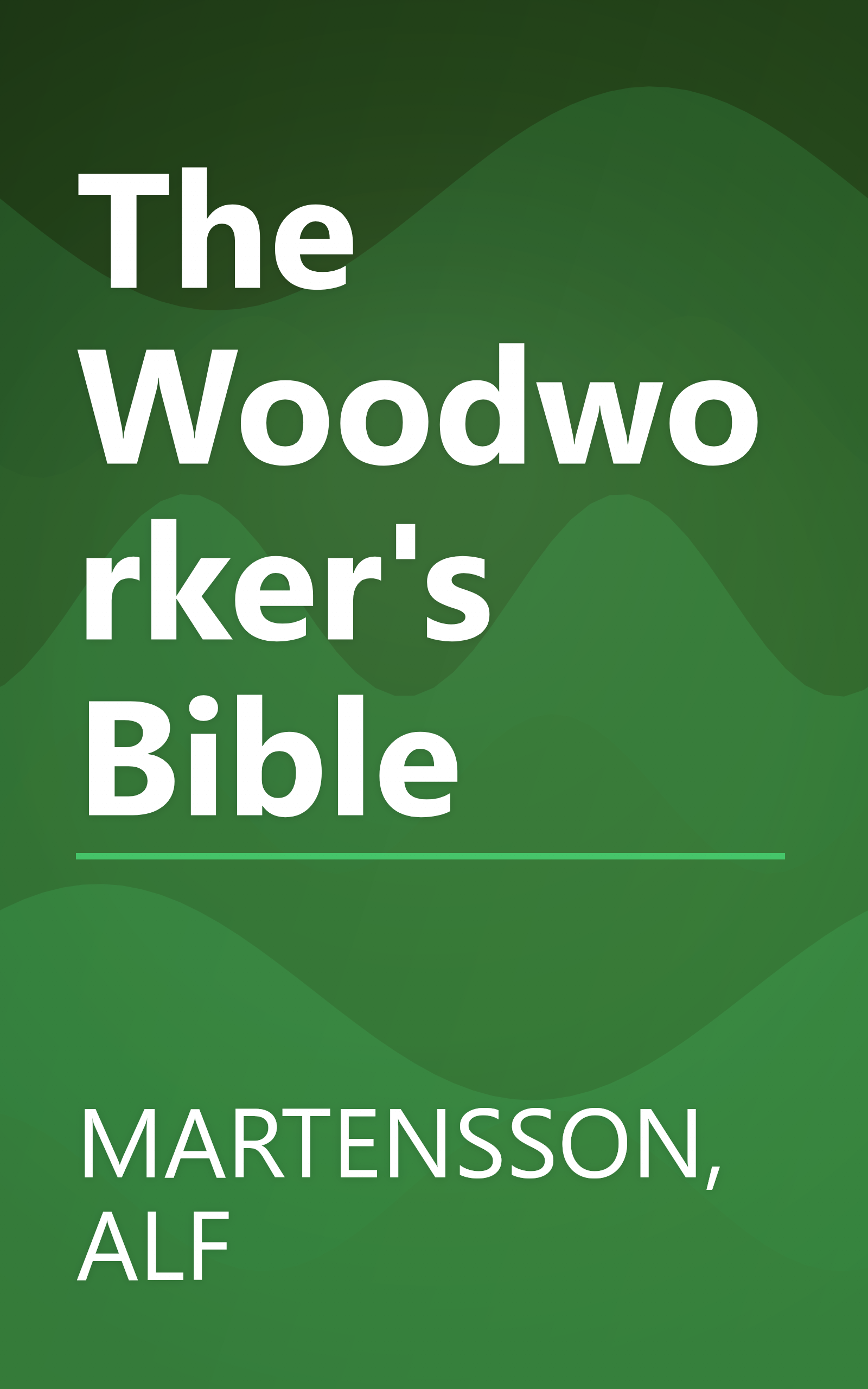 The Woodworker's Bible book cover