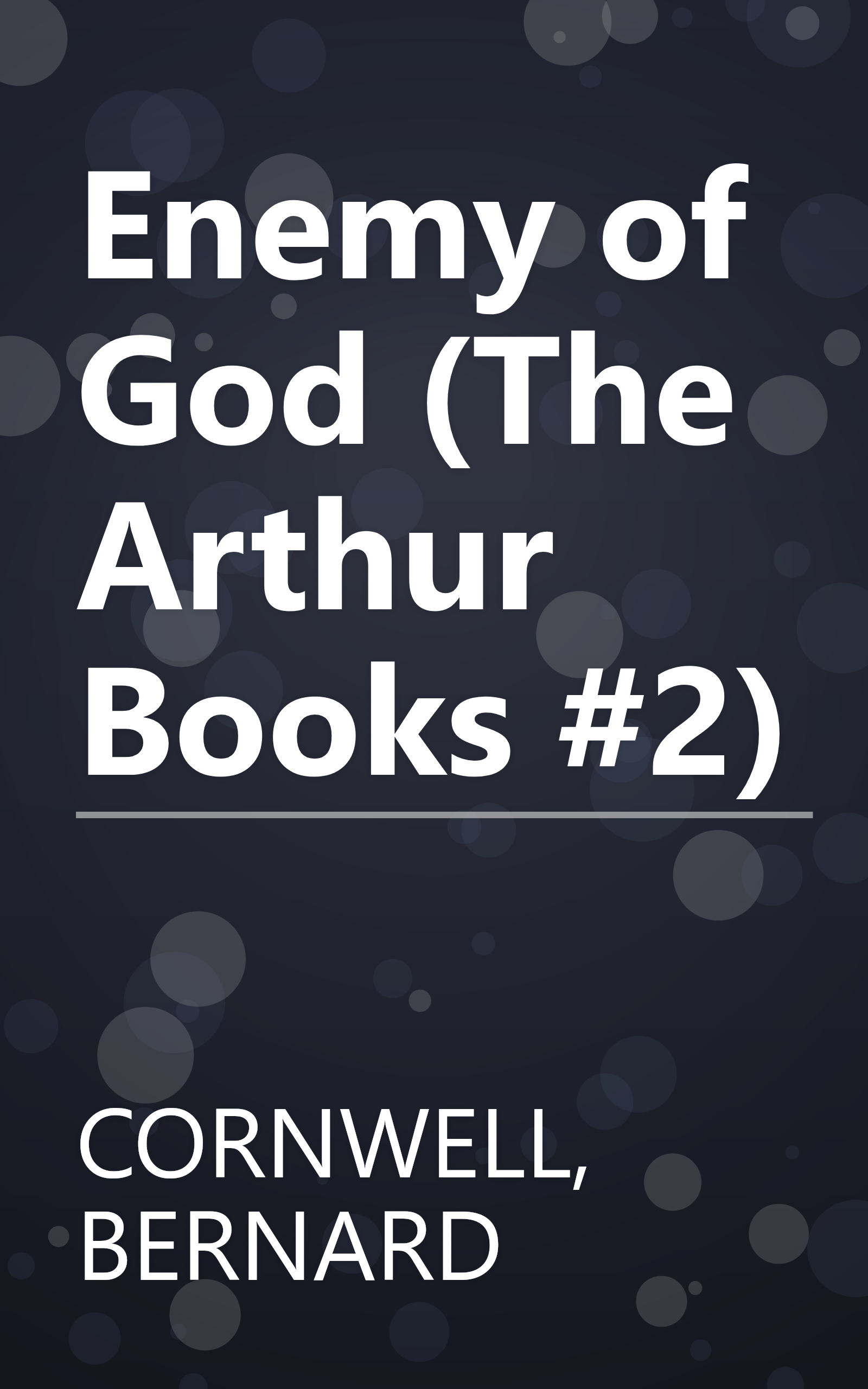 Enemy of God (The Arthur Books #2) book cover