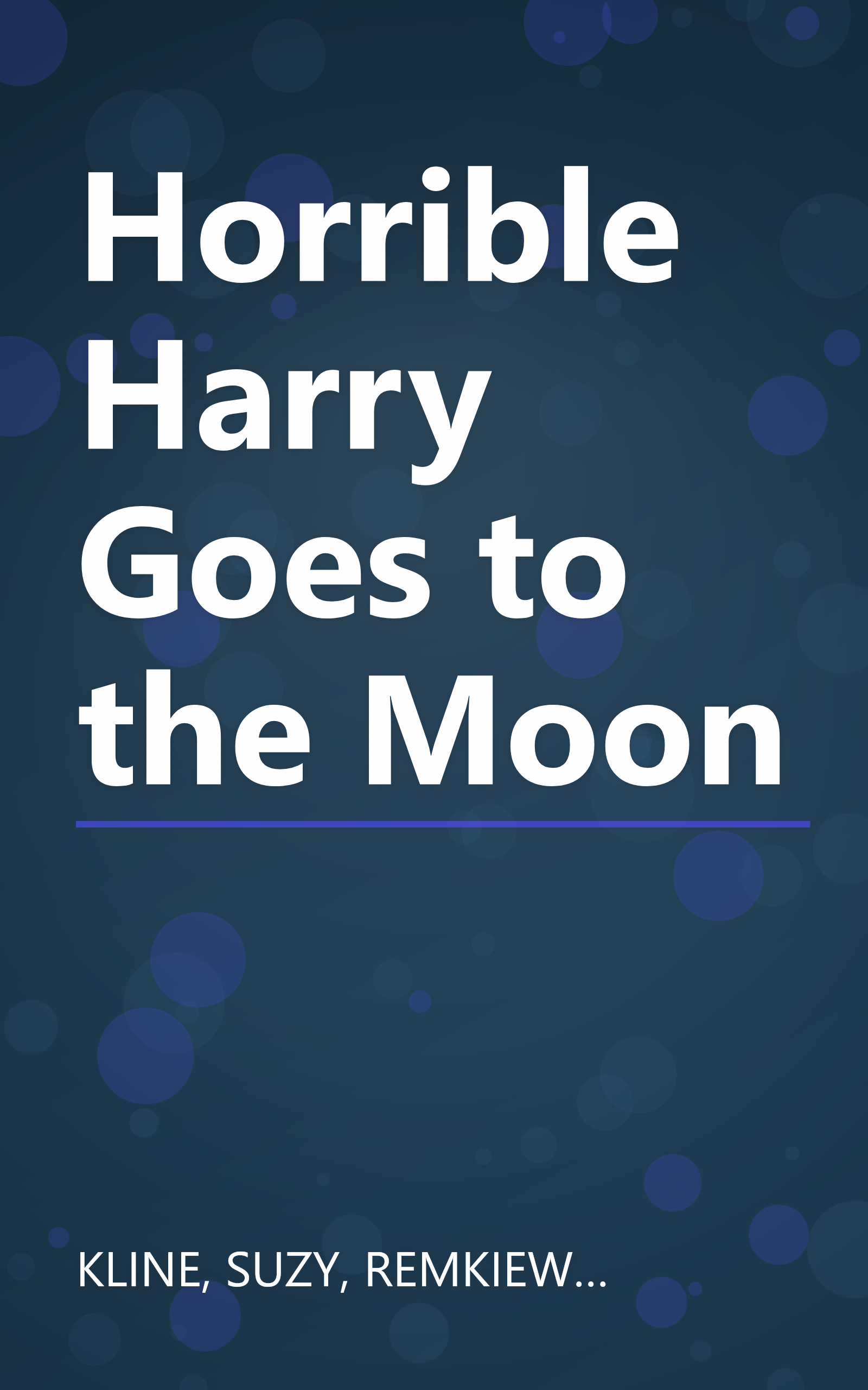 Horrible Harry Goes to the Moon book cover