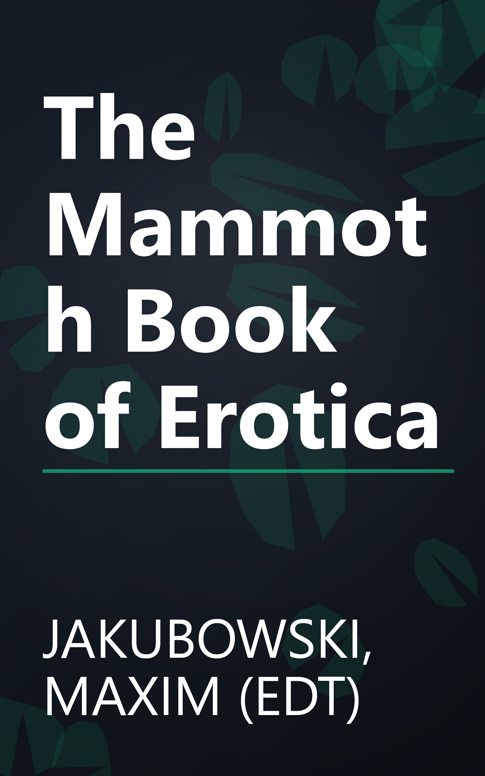 The Mammoth Book of Erotica book cover