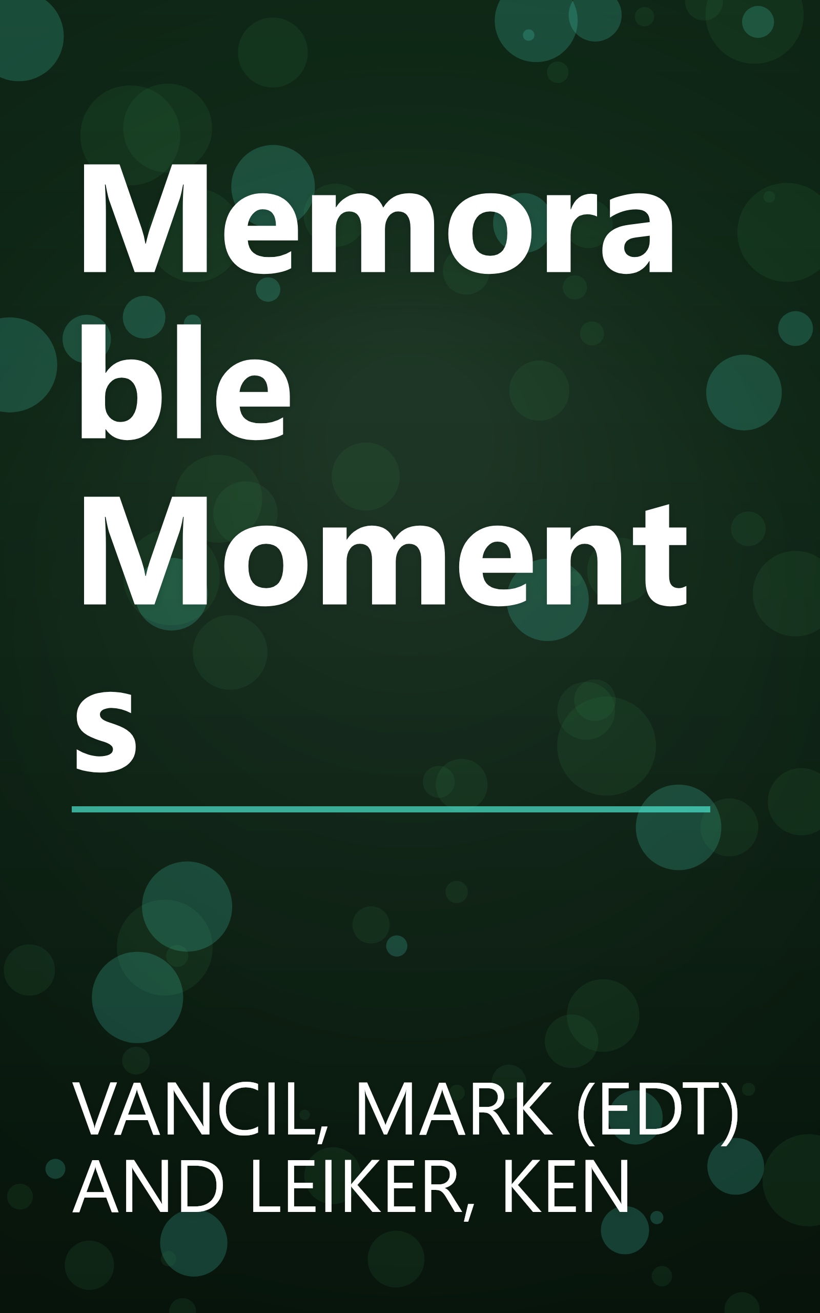 Memorable Moments book cover