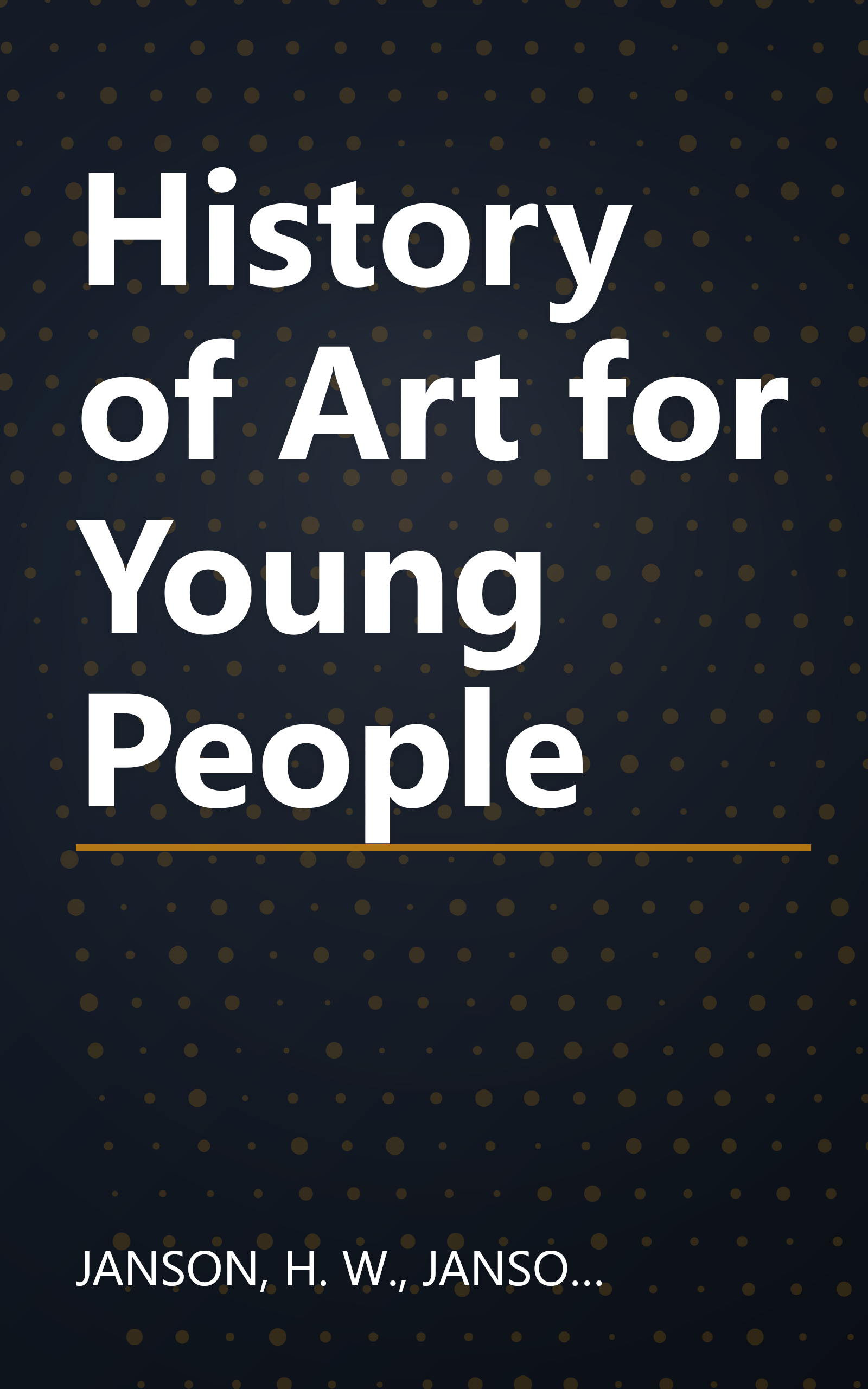History of Art for Young People book cover