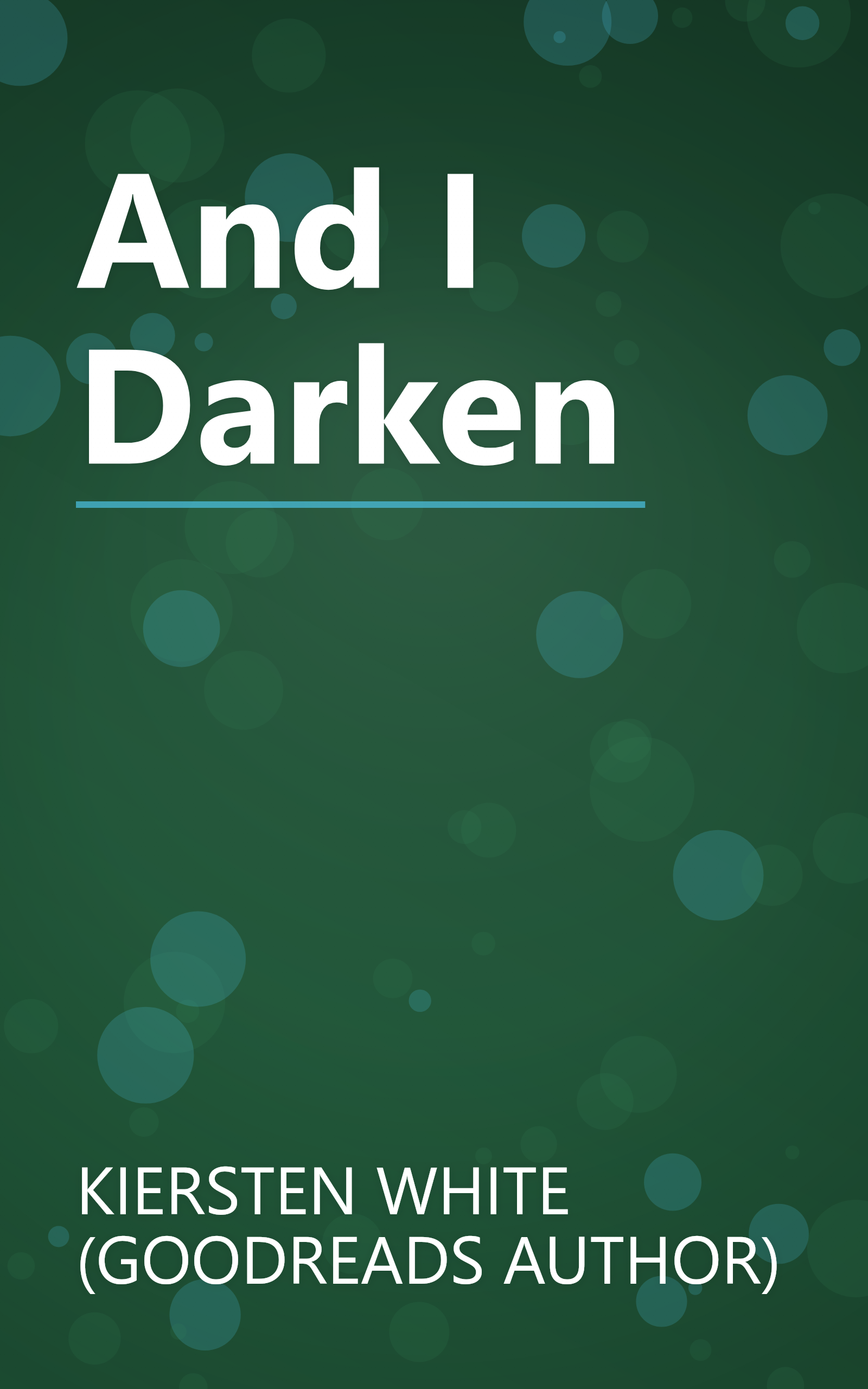 And I Darken book cover