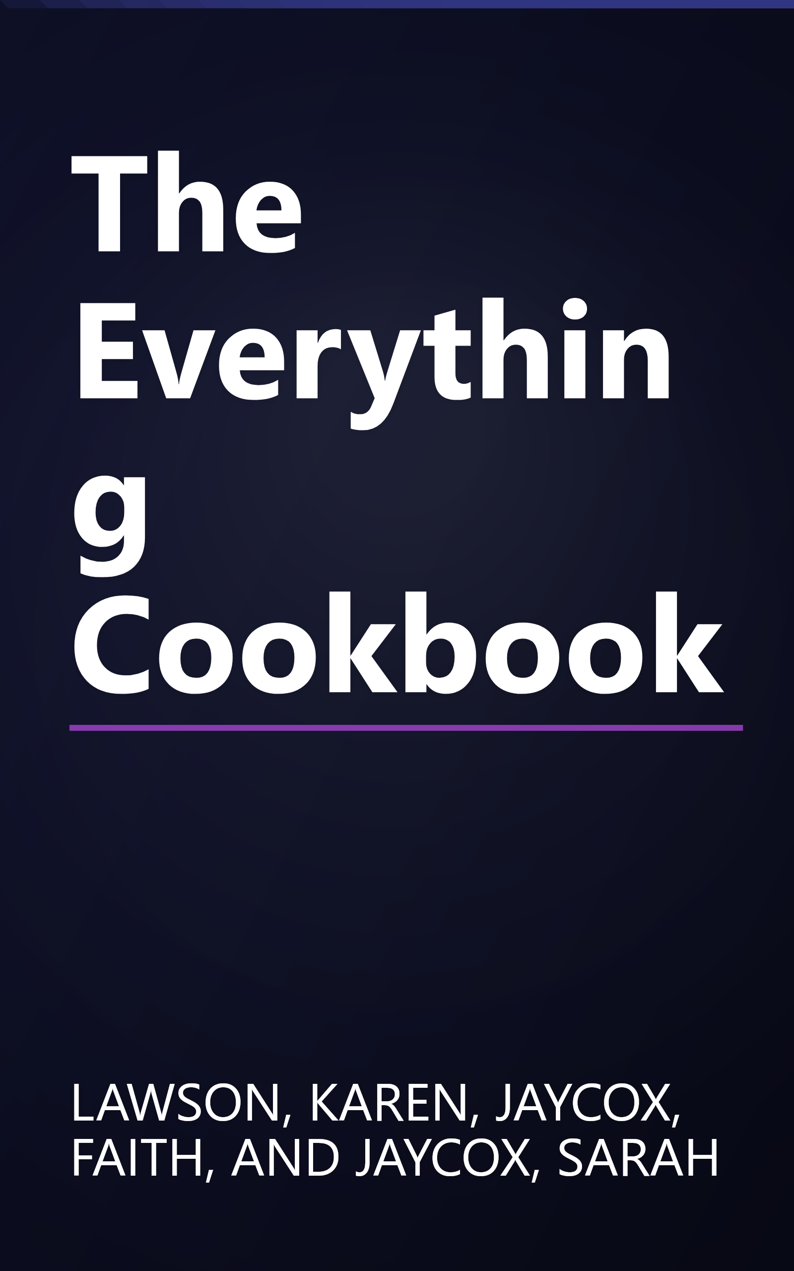 The Everything Cookbook book cover